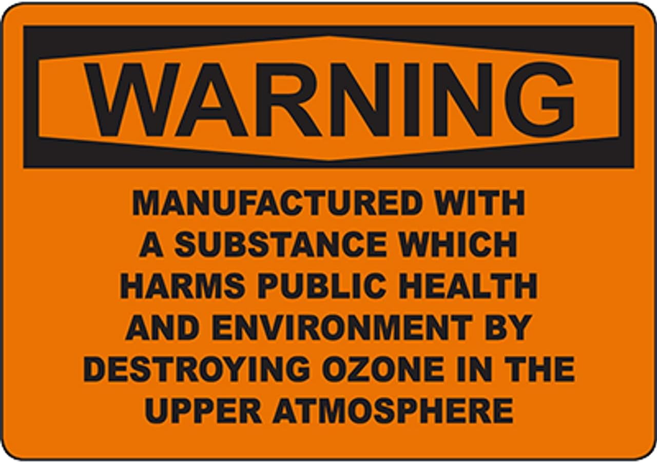 WARNING Substance Harms Environment Sign Safety Signs HazCom Sign 8x12 ...