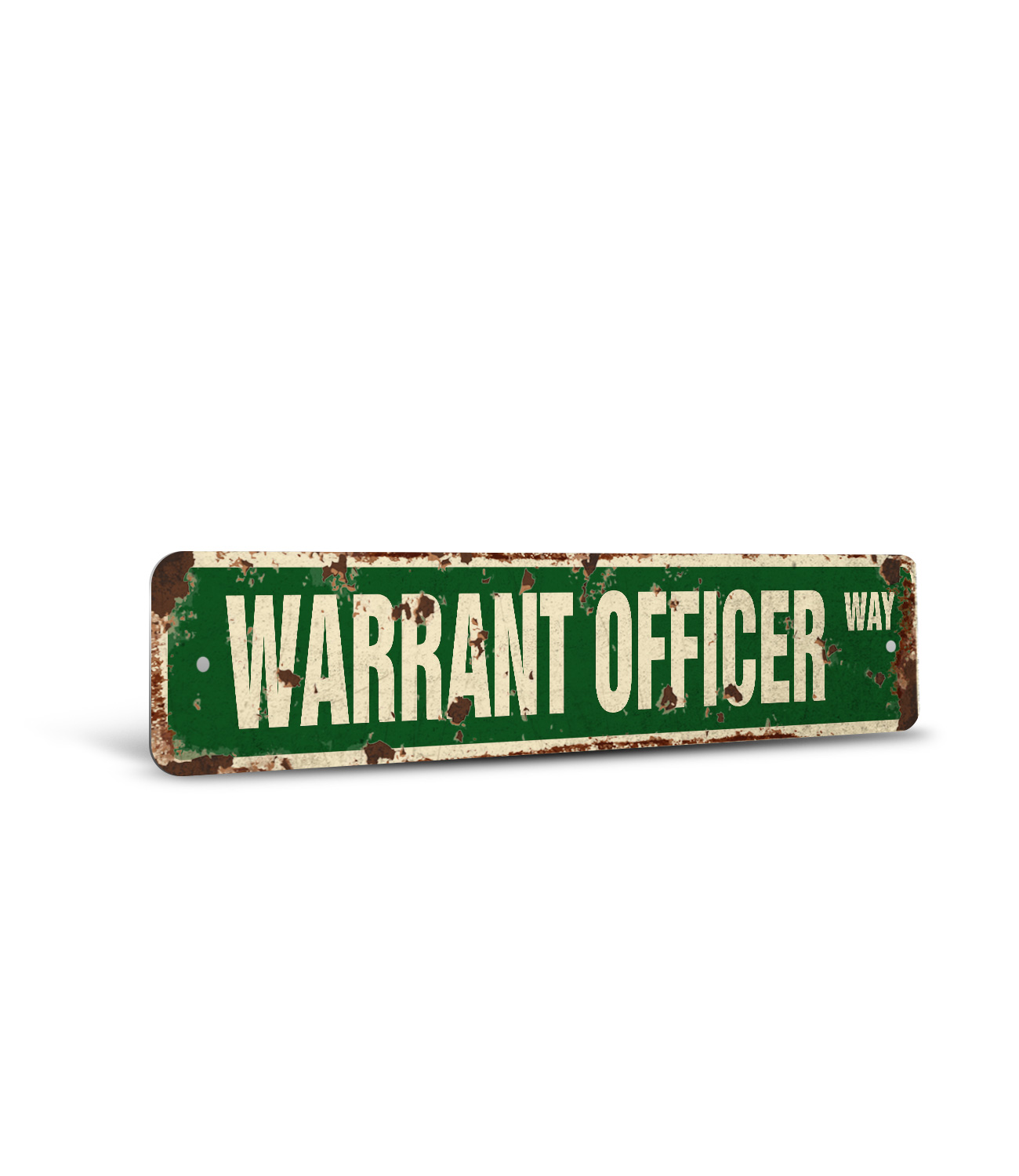WARRANT OFFICER Vintage Style Rustic Street Sign – Army Navy WO CWO ...
