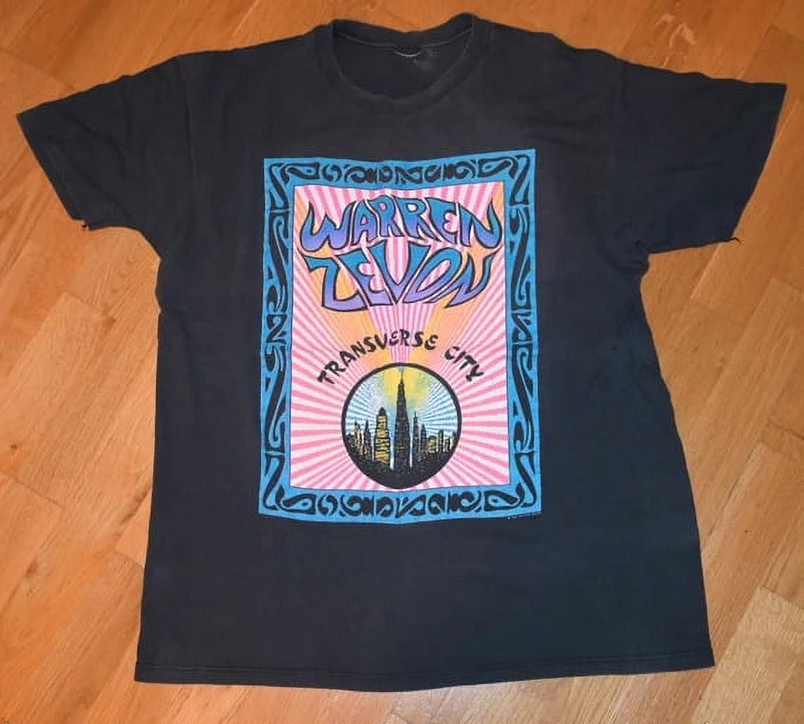 WARREN ZEVON 1990 Transverse City Tour T-shirt Unisex For Fan - Walmart.com