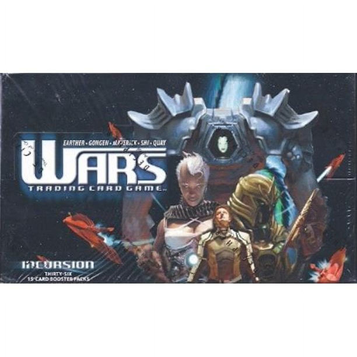 WARS Trading Card Game Incursion Booster Box Decipher Games 36 15-Card ...