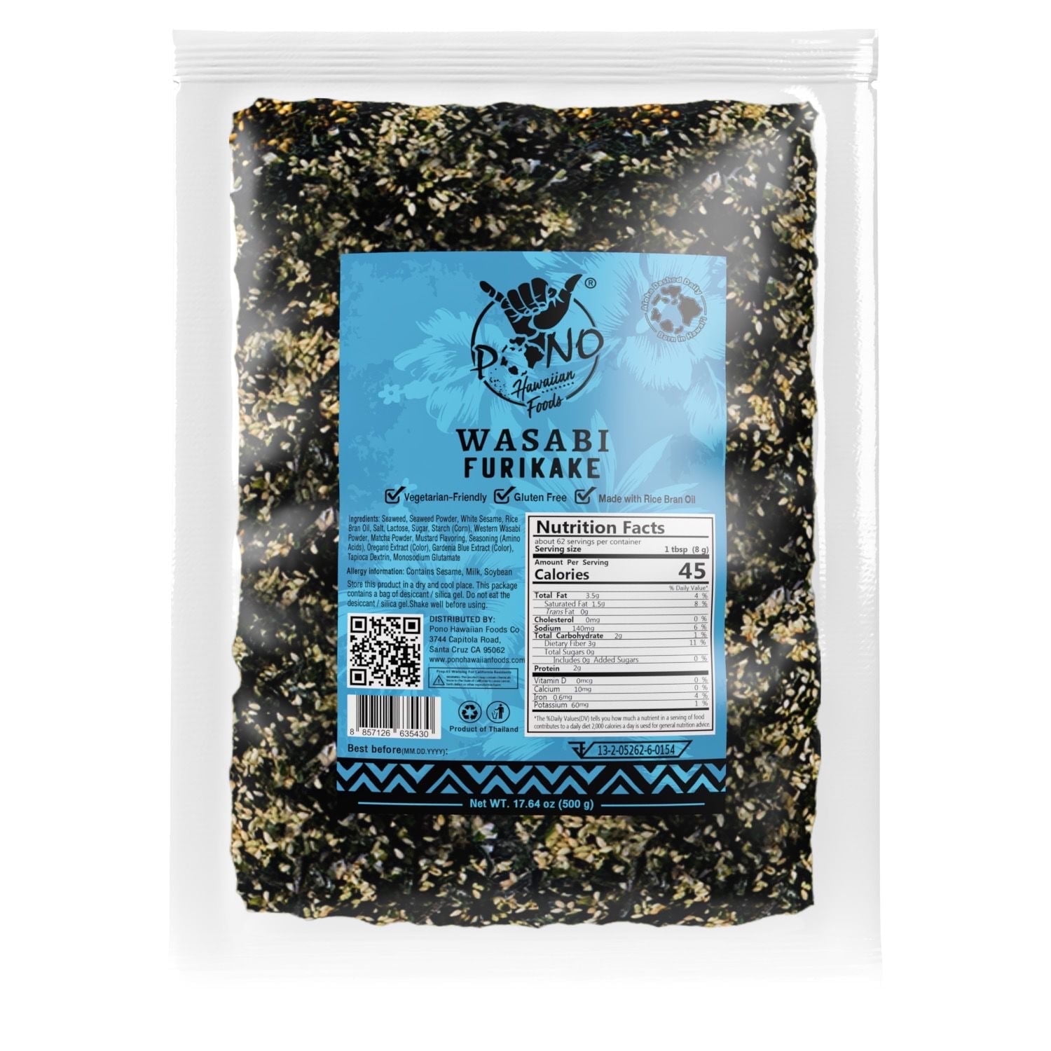 WASABI - NORI FURIKAKE 500g - Walmart.com