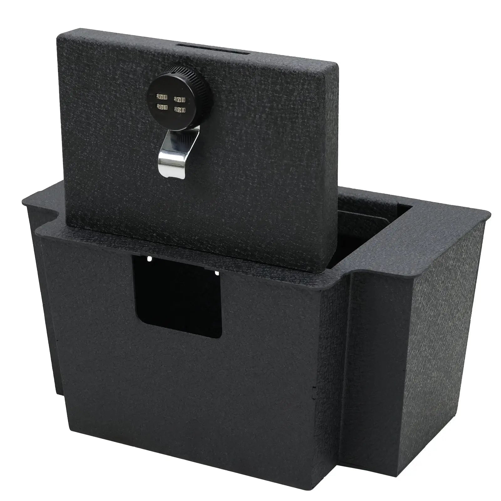 Center Console Gun Safe Vault - WASAI Premium In-vehicle Console Lock ...
