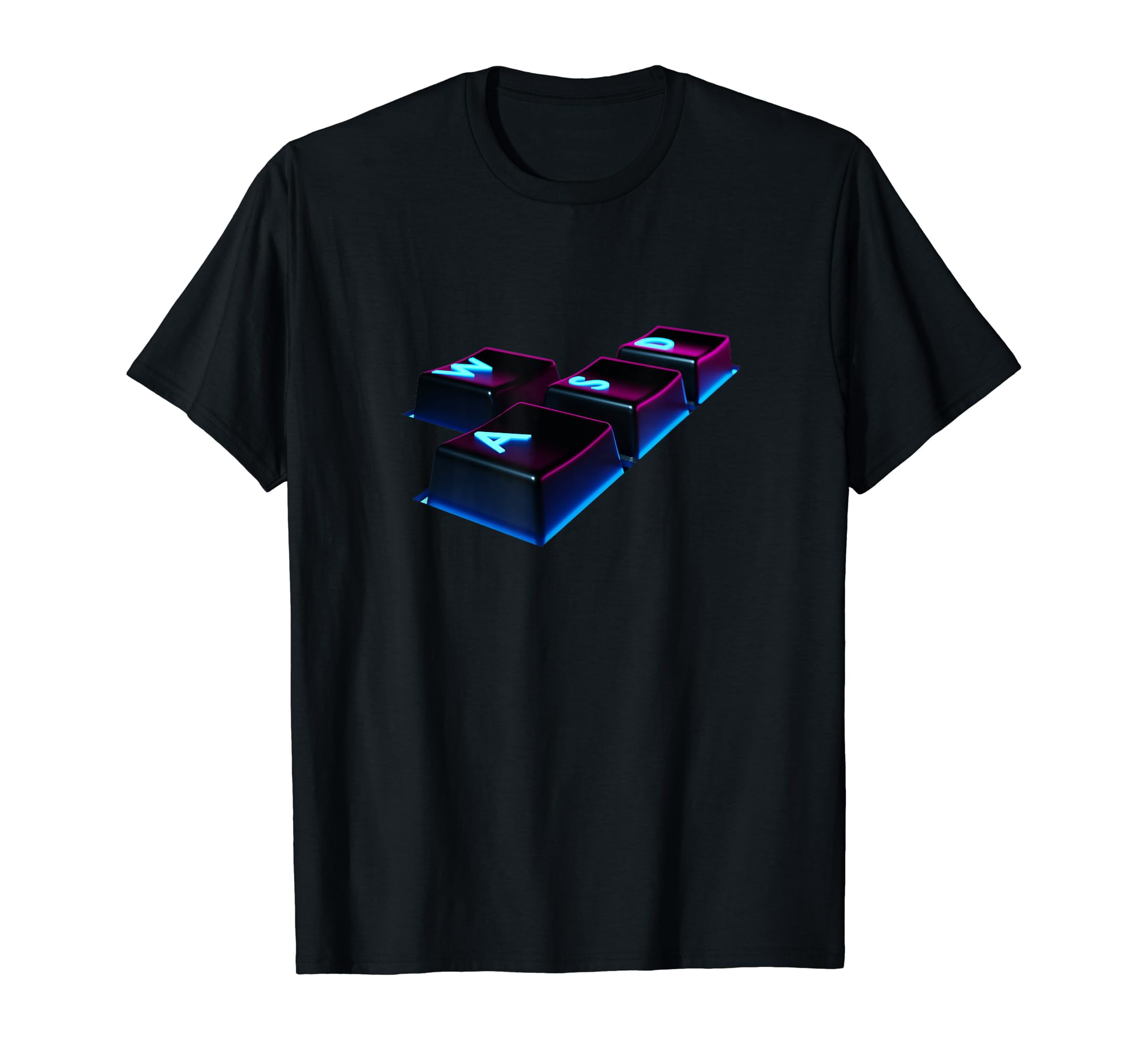 WASD Gaming Gamer PC Keyboard Gamer WASD Men's Vintage T-Shirt ...