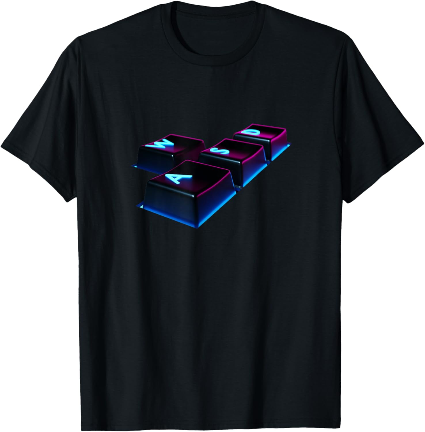 WASD Gaming Gamer PC Keyboard Gamer WASD T-Shirt - Walmart.com