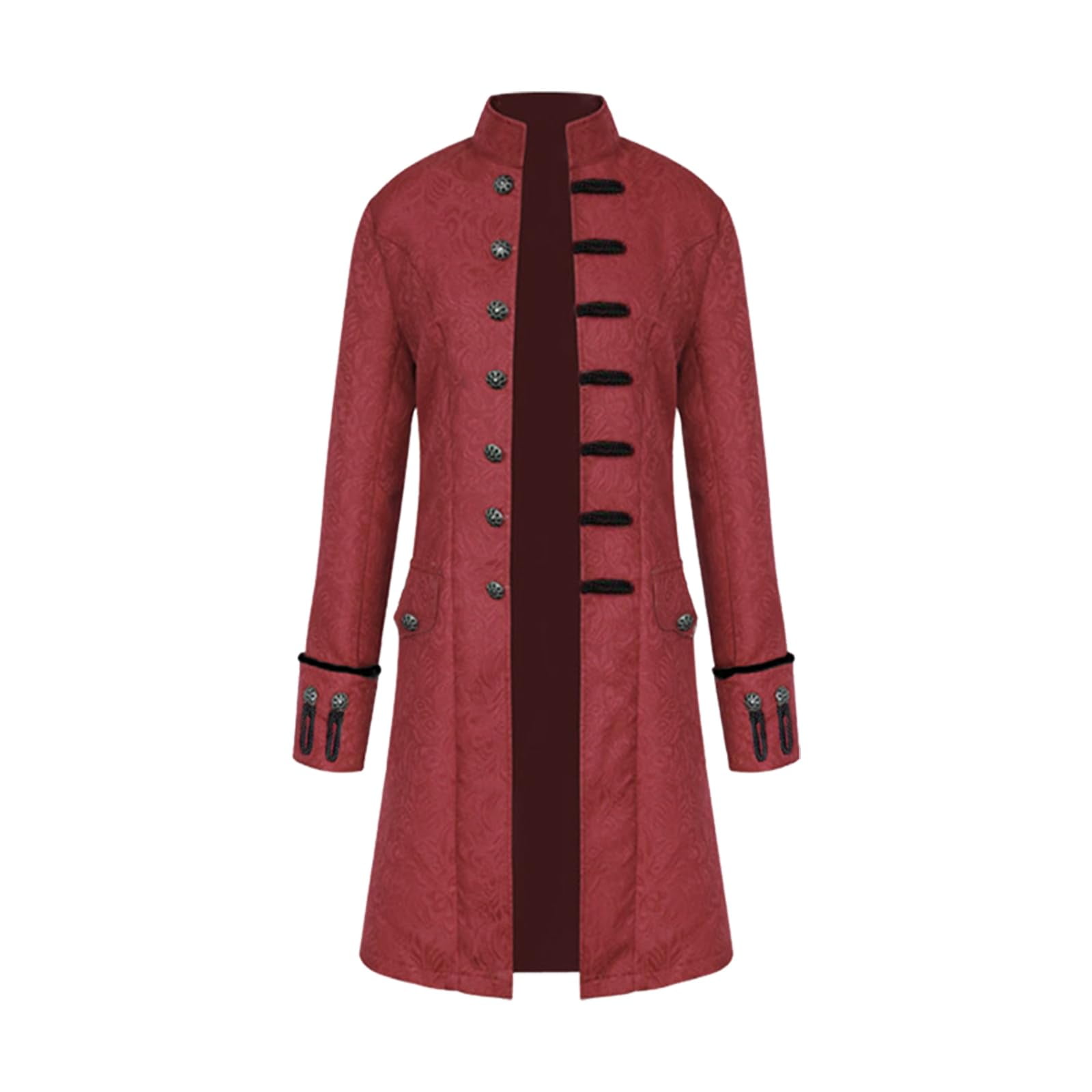 WASFDN Medieval Halloween Costumes Male Coat Victorian Court Uniform ...