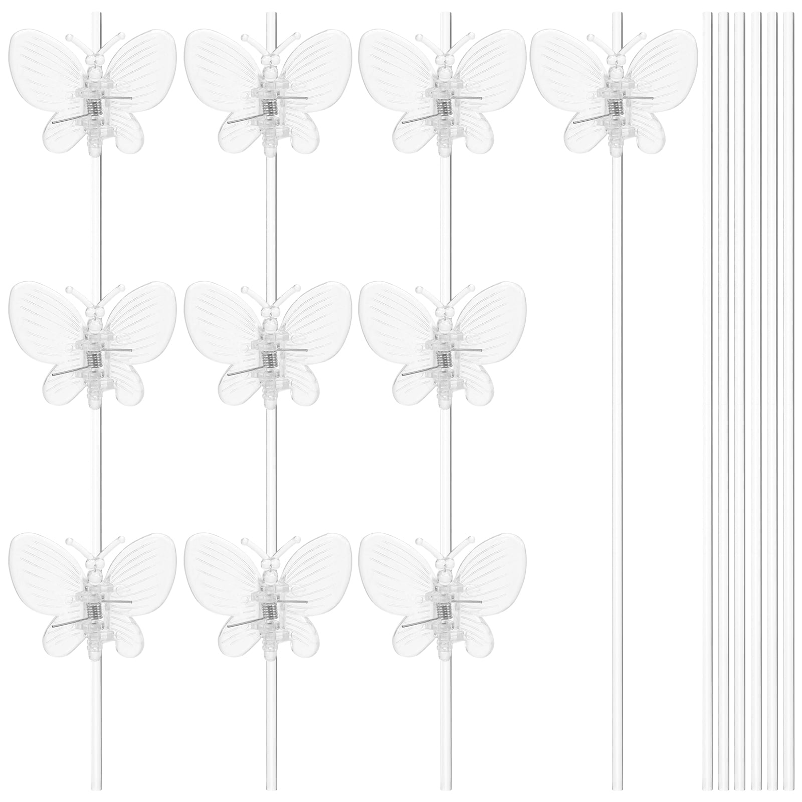 WASHWEPE 10 Stakes Weathering Resistance Transparent Design Support ...
