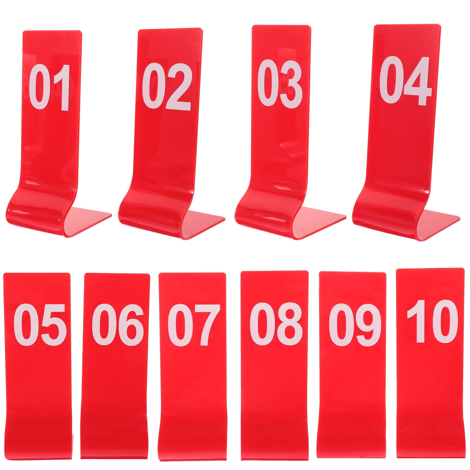 WASHWEPE 10Pack Table Number Signs for Hotel Venues and Restaurant ...