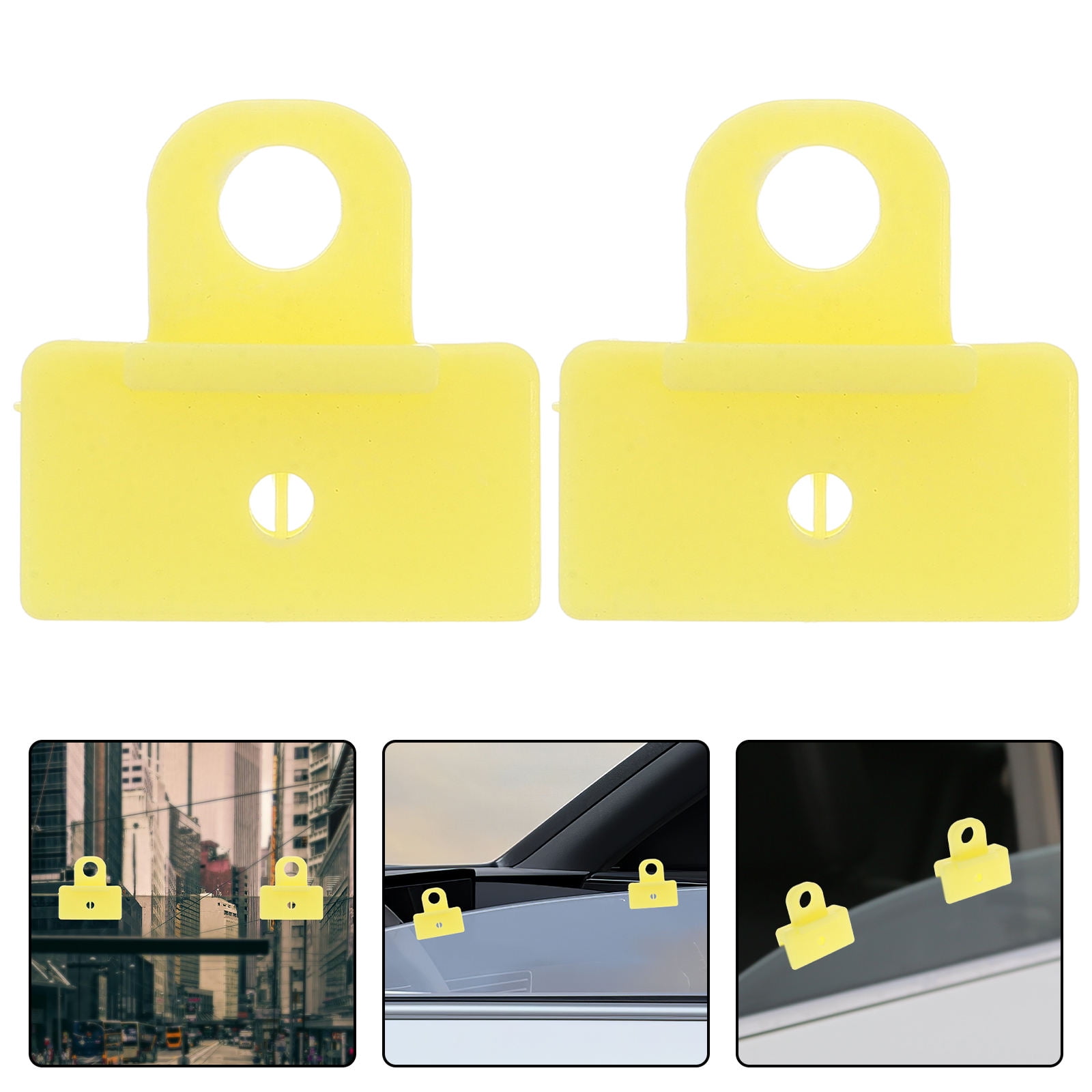 WASHWEPE 10Pcs Car Door Window Glass Channel Clips Plastic Replacement ...