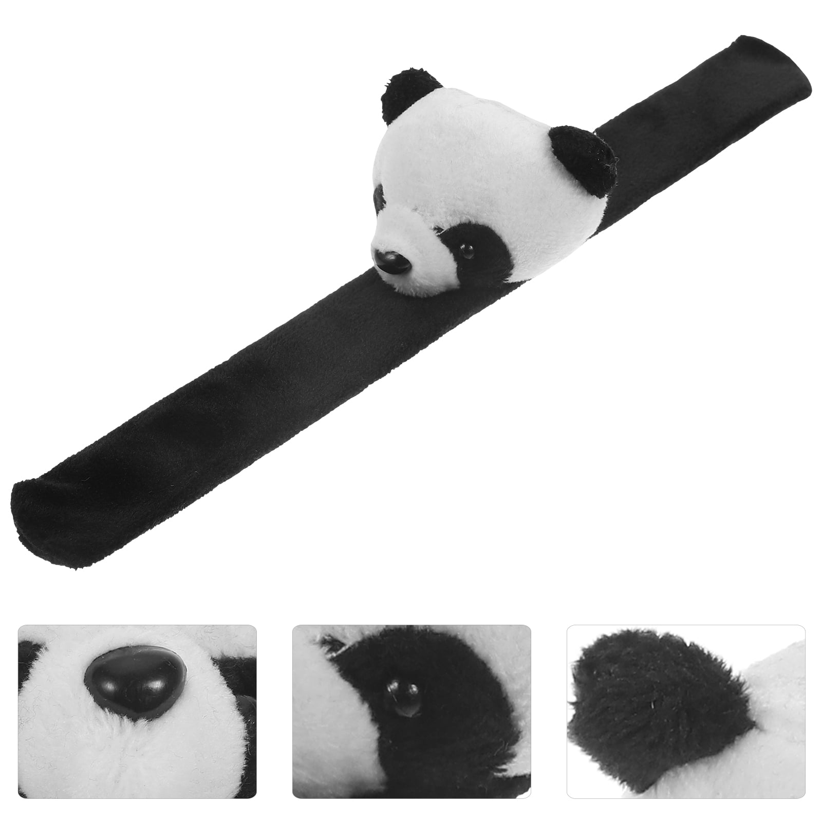 WASHWEPE 1Pack Animal Slap Bracelets for Kids Flannel and Plush ...