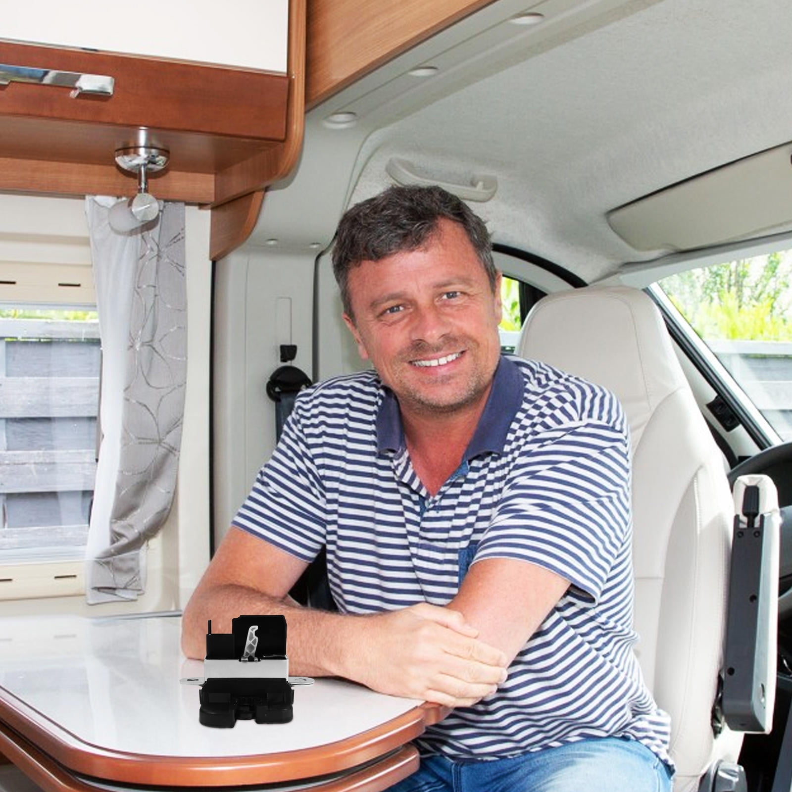 WASHWEPE 1Pack Camper Door Latch for Rv and Car Trunk Latch Mechanism ...