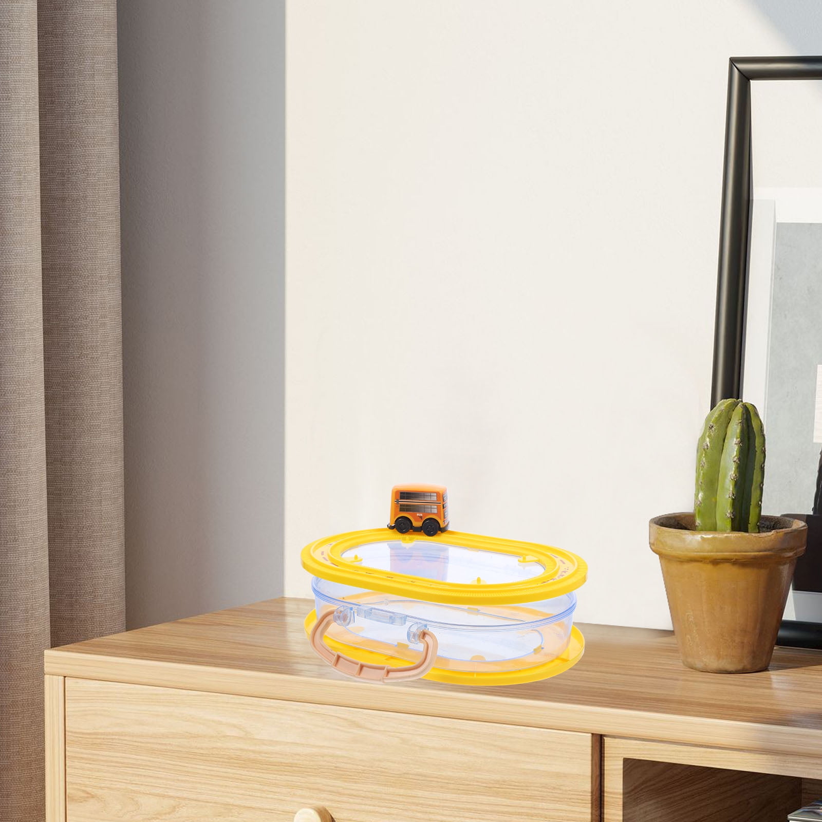 WASHWEPE 1Pack Car Model Storage Box in Plastic Material for Toy Cars ...