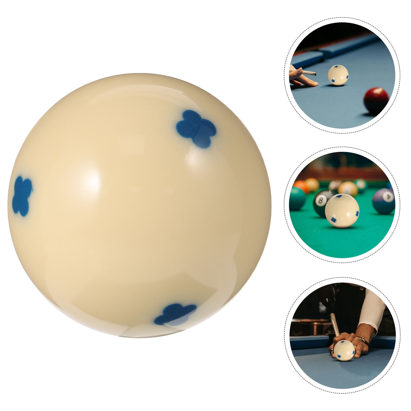 WASHWEPE Pool Table Supplies Billiard Ball Replacement Resin 1Set for ...