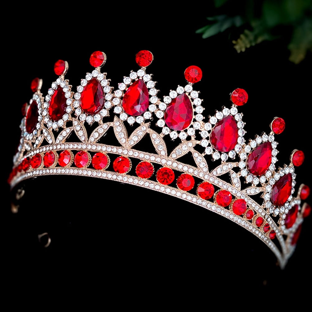 WASHWEPE 1Pack Rhinestone Crown Headpiece Baroque Style Tiaras for ...