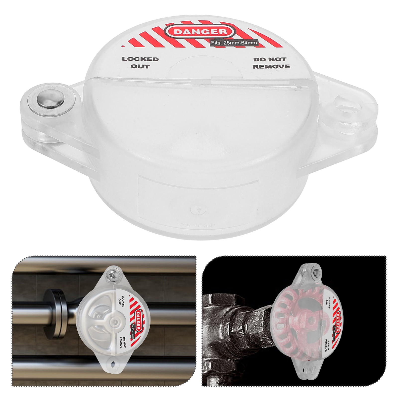 WASHWEPE 1Pack Valve Lock for Standard Gate Valves and Equipment ...