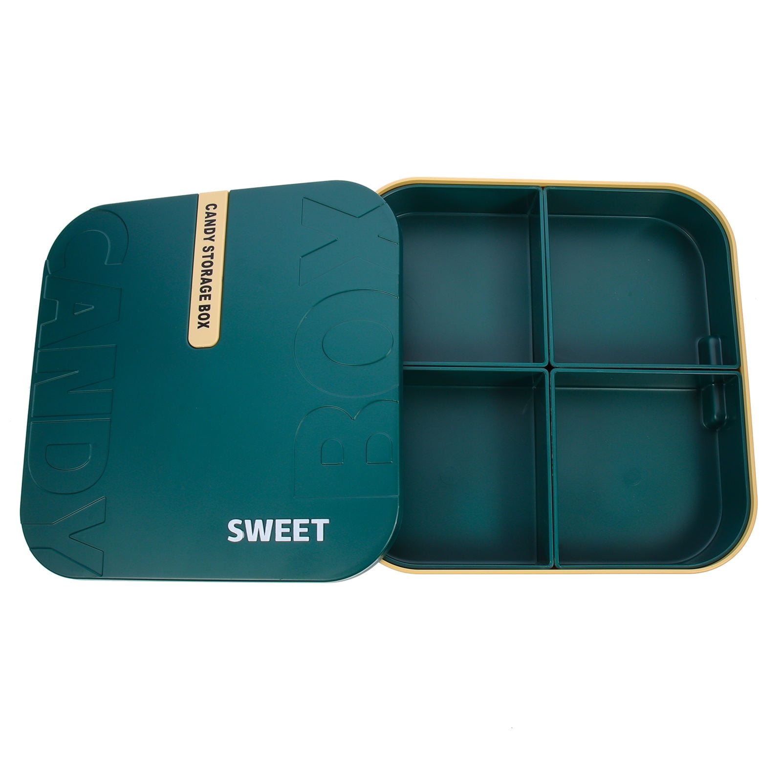 WASHWEPE 1Pcs Candy Organizer with Divided Food Storage Containers for ...