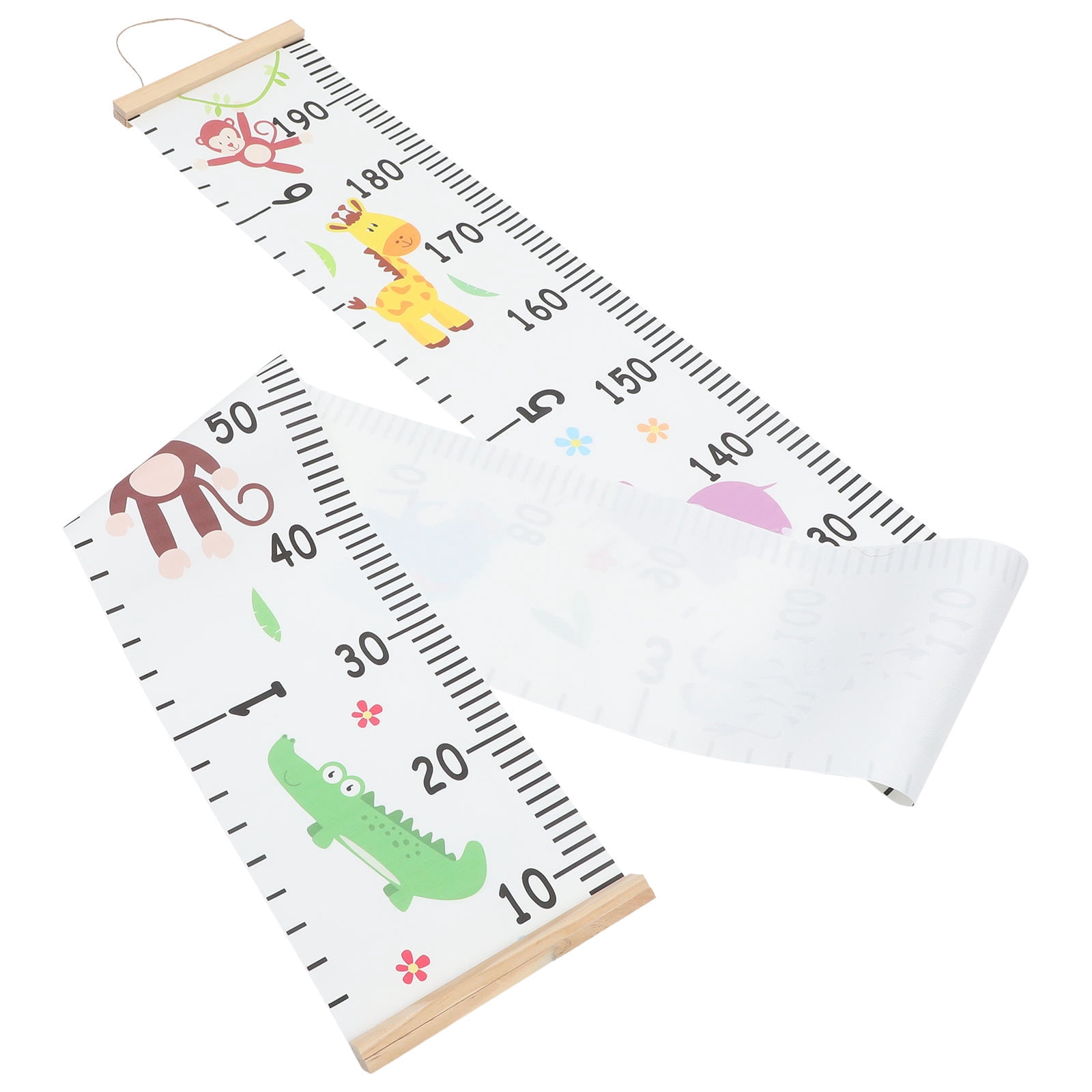 WASHWEPE 1Pcs Hanging Height Wall Chart Growth Height Chart Canvas and ...