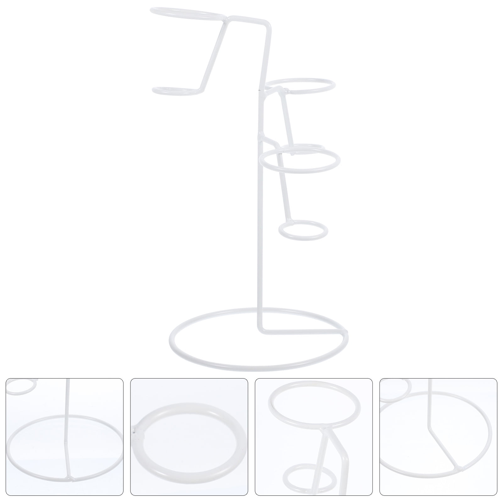 WASHWEPE 1Pcs Ice Cream Cone Support Stand Iron Rack for Baby Showers ...