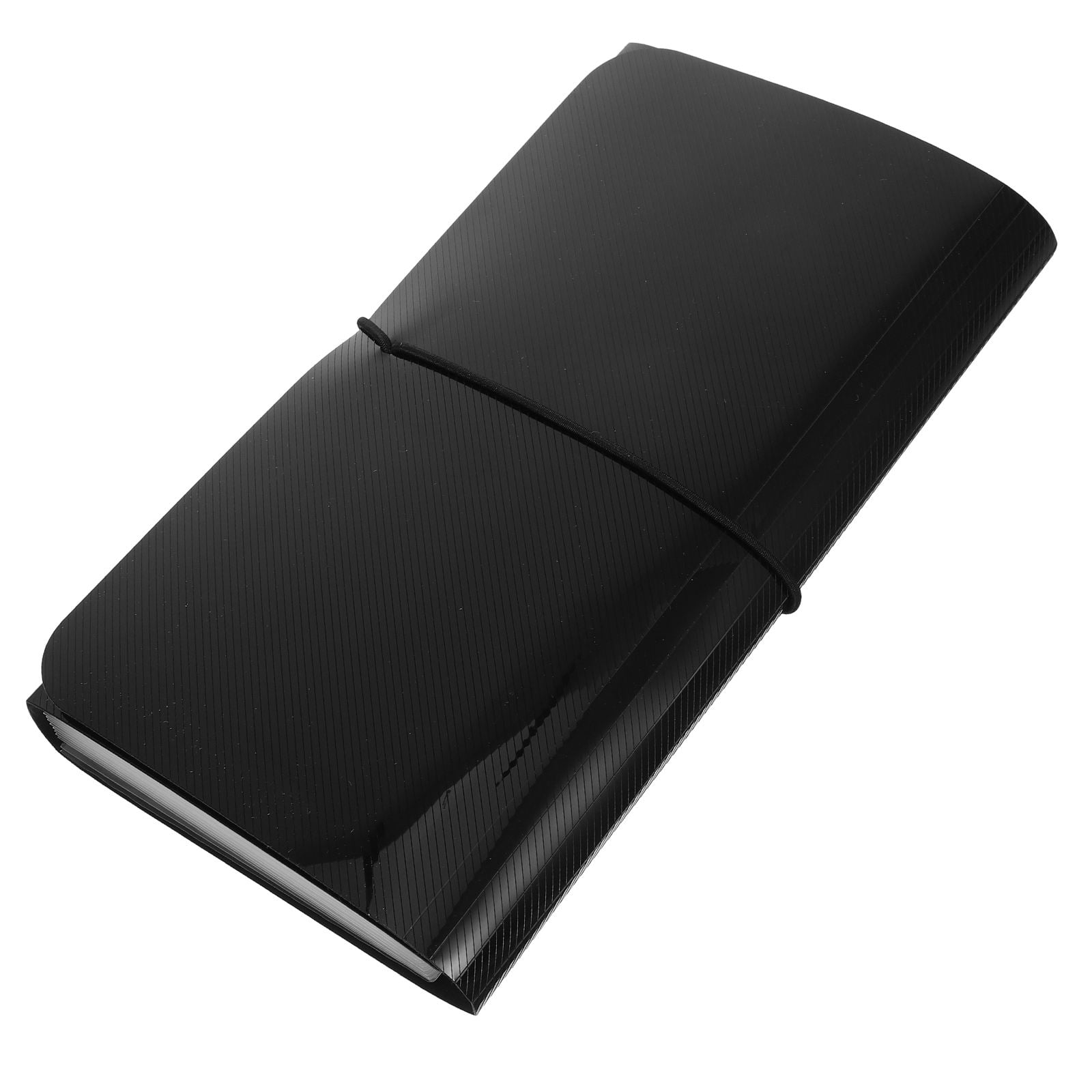 WASHWEPE 1Set Black Portable Bills File Folder for Receipt Storage ...