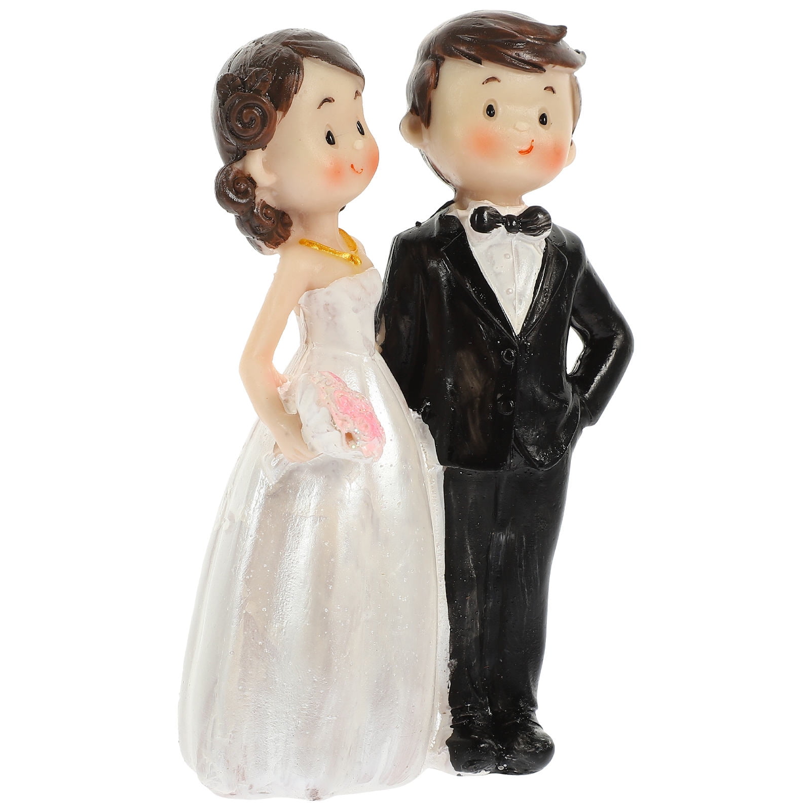 WASHWEPE Wedding Couple Figurines Multi 1Pack - Walmart.com