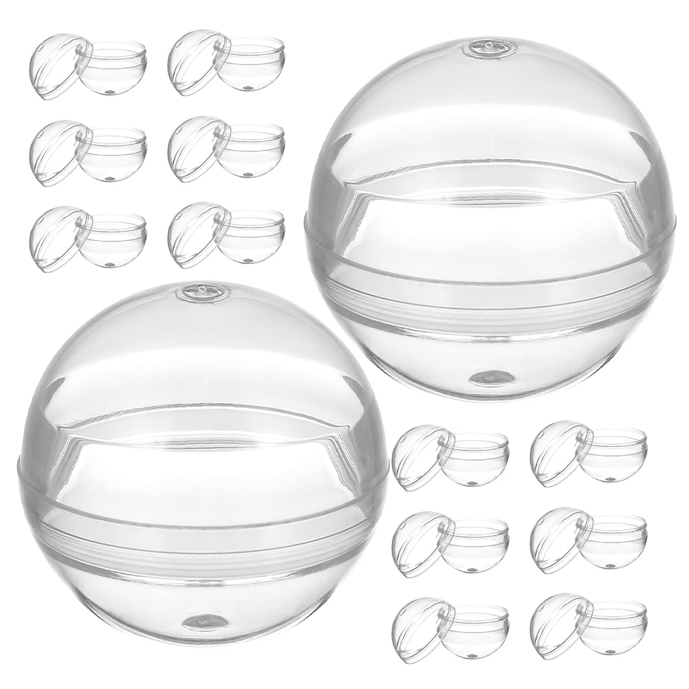 WASHWEPE 200Pcs Round Capsules For Craft Projects Vending Machine ...