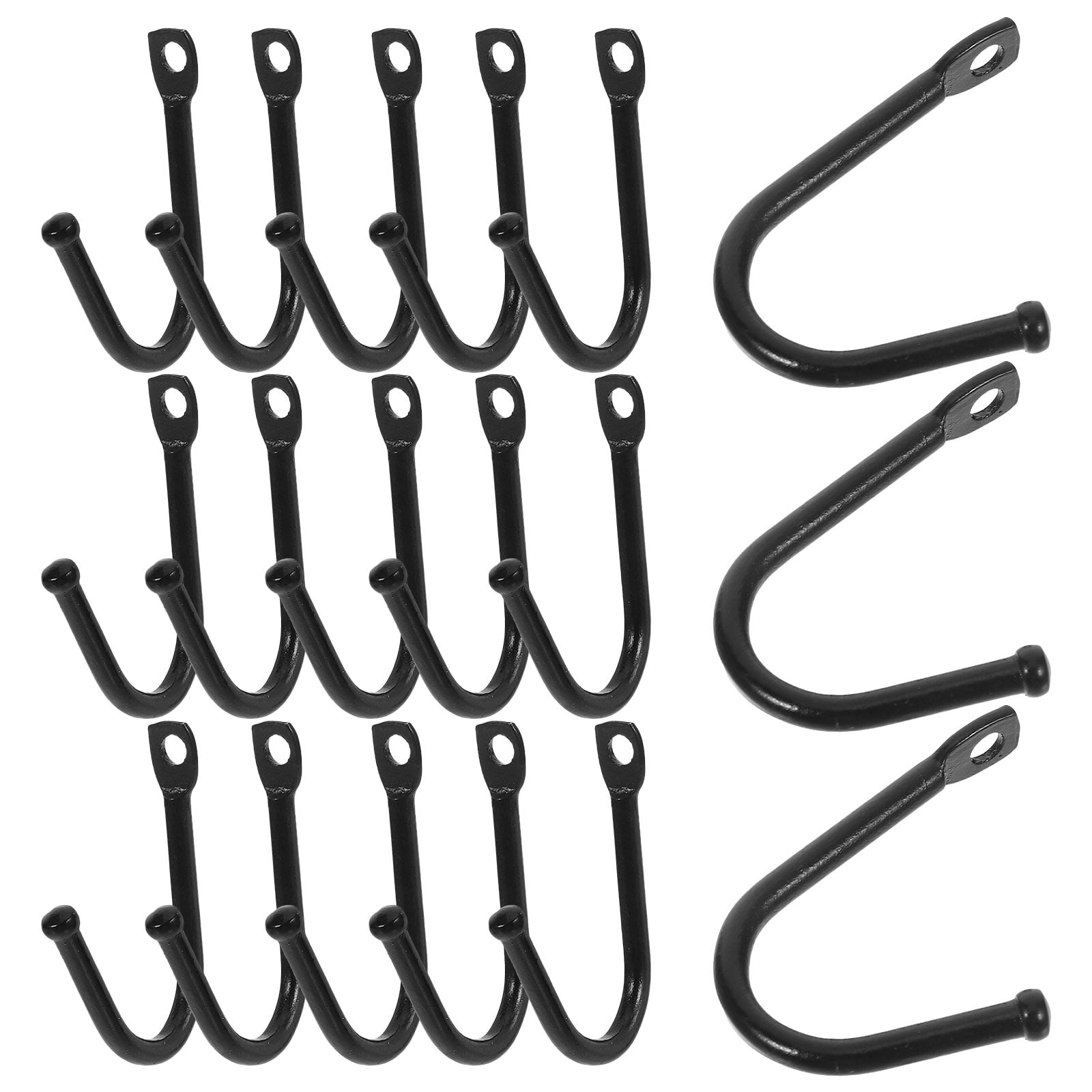WASHWEPE 20Pcs Hooks for Heavy Duty Garage Storage Wall Mounting 1.34X0 ...