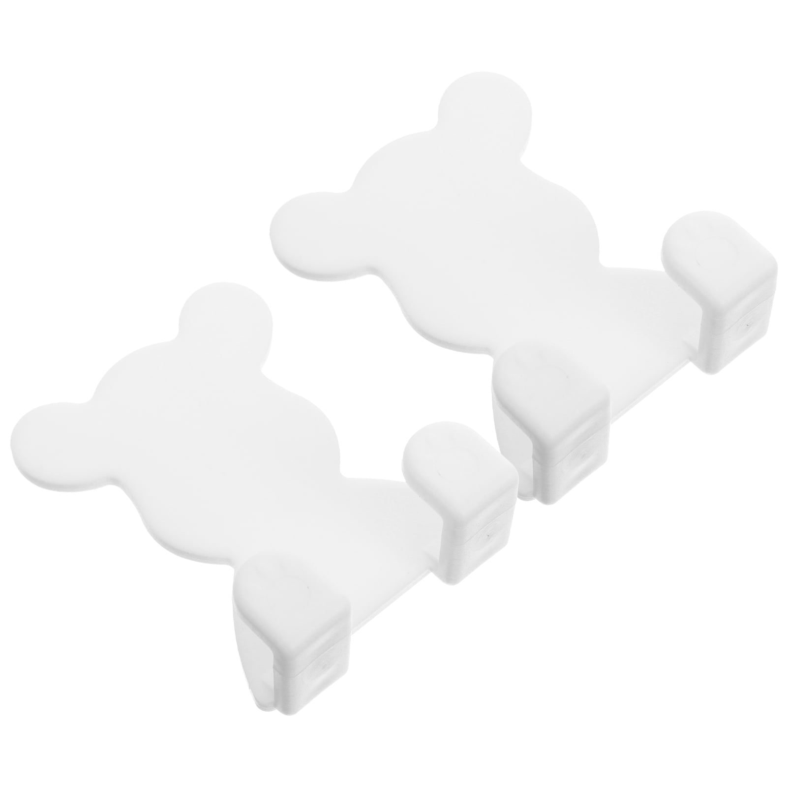 WASHWEPE 2Pack Washroom Organizer Razor Storage Holder in White Bear ...