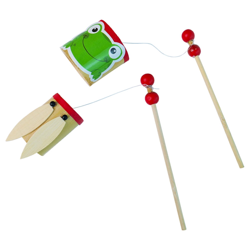 WASHWEPE 2Pcs Adorable Appearance Bamboo Sound Maker for Children Sound ...