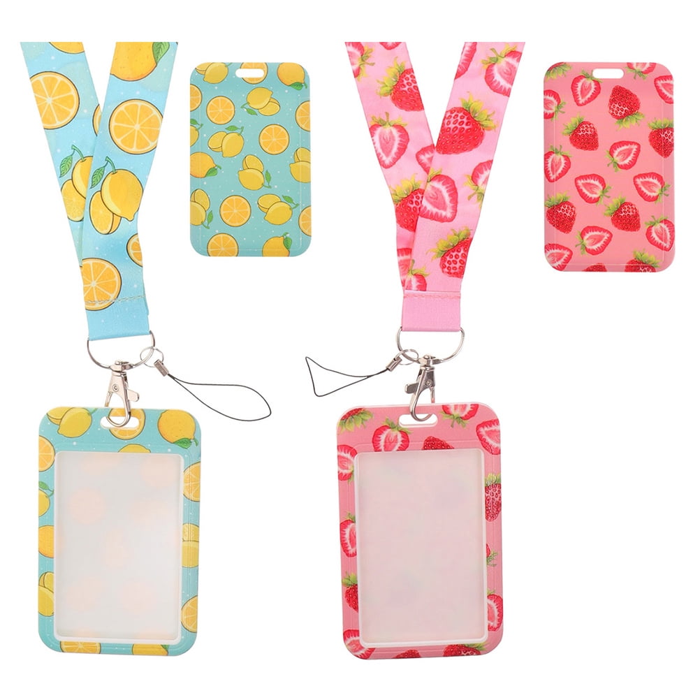 WASHWEPE 2Pcs Identification Card Holder for Classroom Party 4.3x2.8in ...