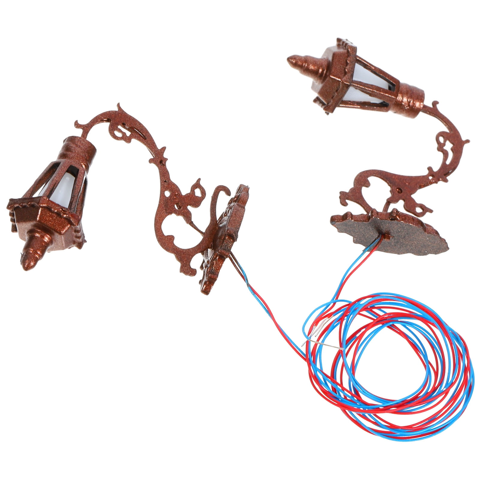 WASHWEPE 2Pcs Miniature Garden Light Model for Hobbyists and Collectors ...