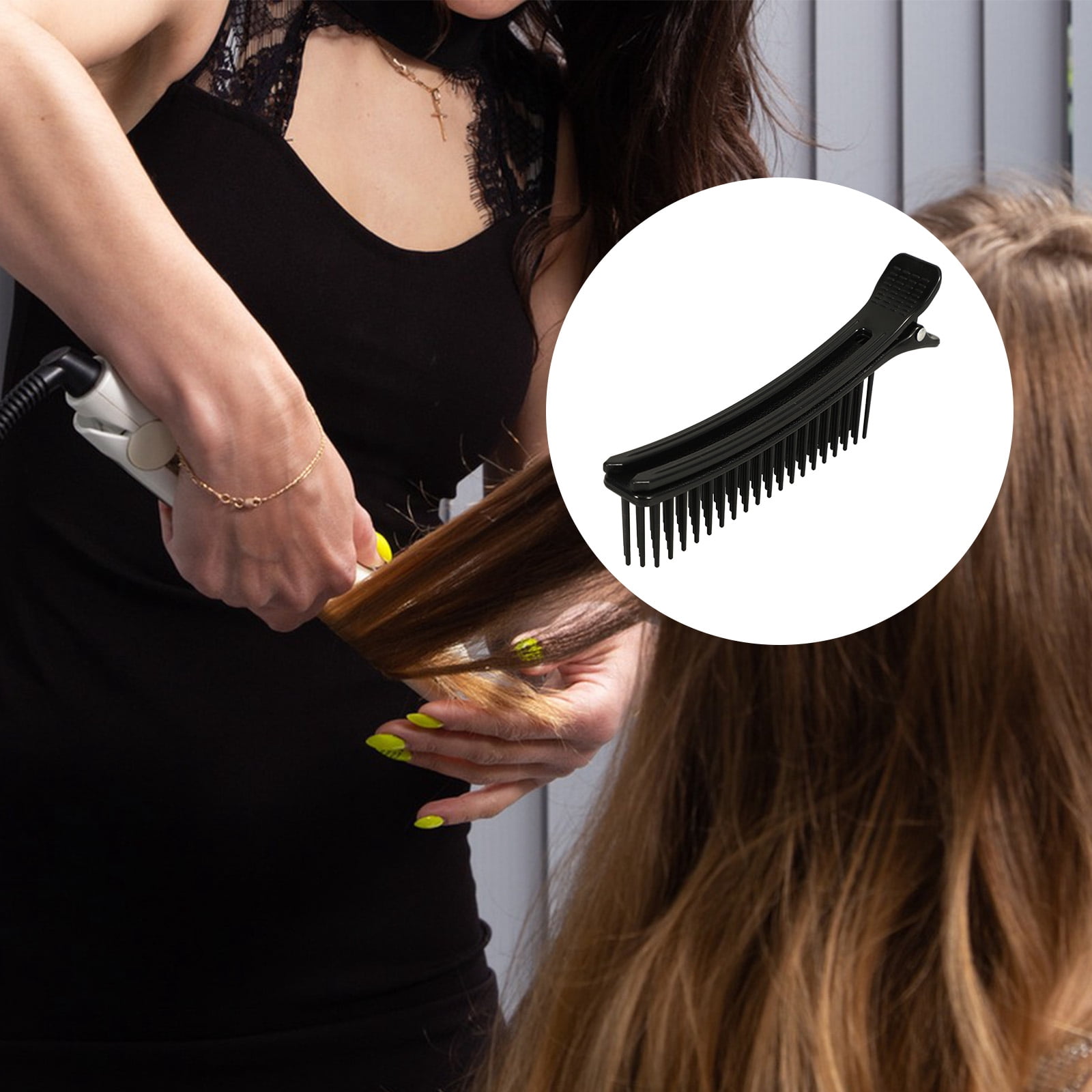WASHWEPE 2Pcs Multi Purpose Hair Sectioning Clips for Haircut and ...
