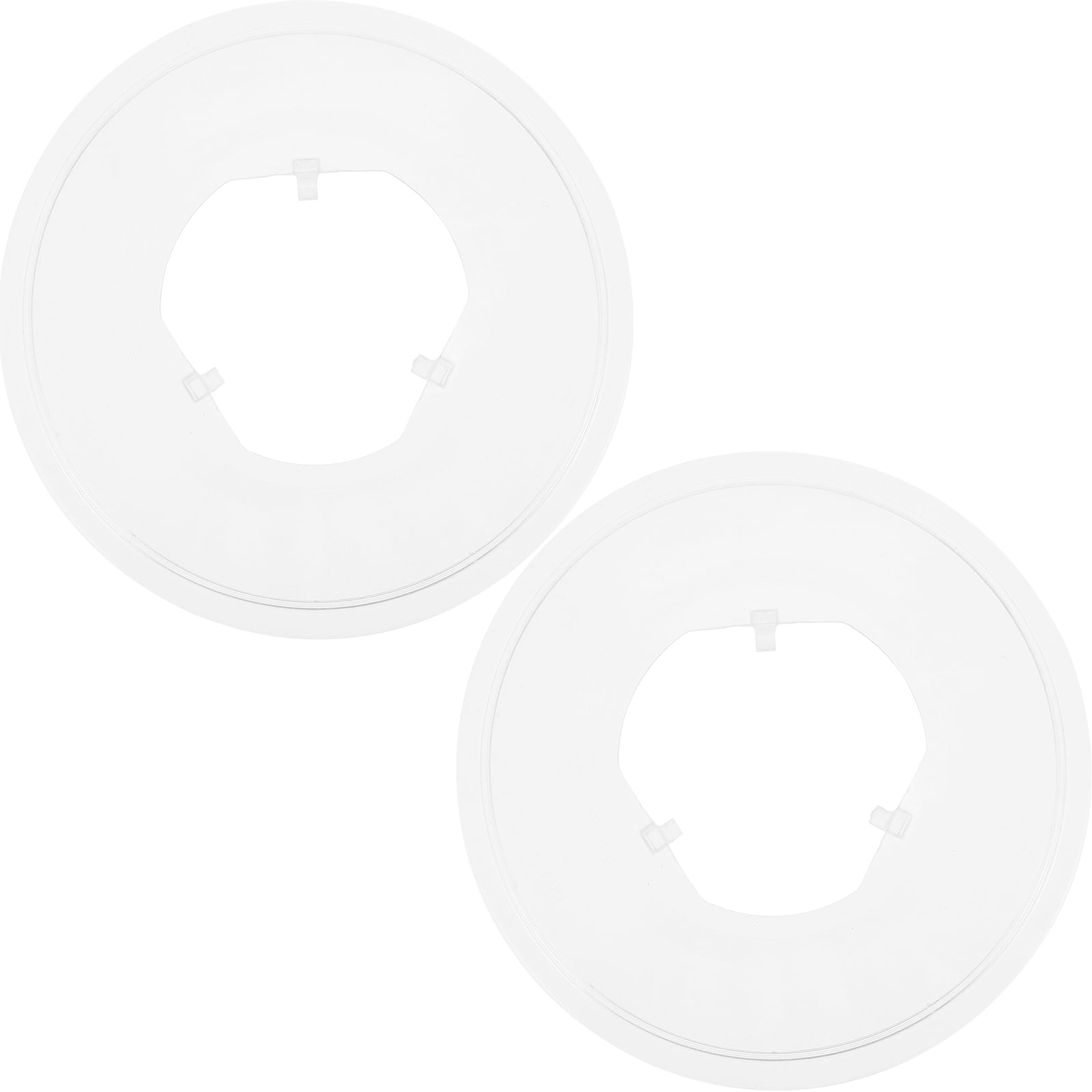 WASHWEPE 2Pcs Round Transparent Plastic Bike Flywheels Guard for ...