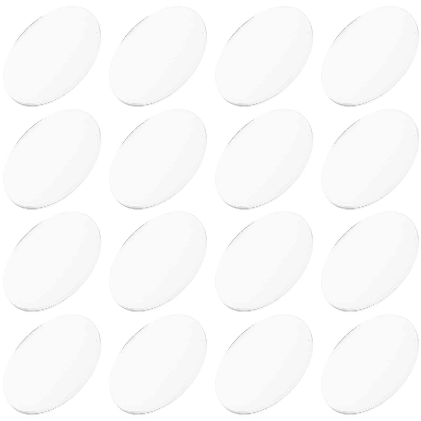 WASHWEPE 30Pcs Acrylic Discs For Diy Projects And Cake Decorating Round ...