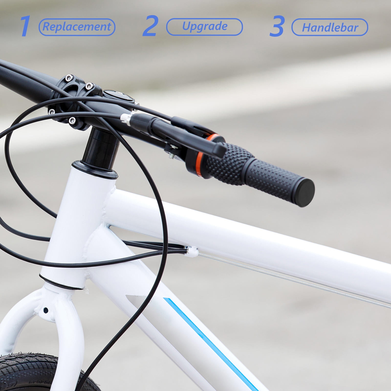 WASHWEPE 40Pcs Cylindrical Bike Handlebar End Caps for Cyclists in ...