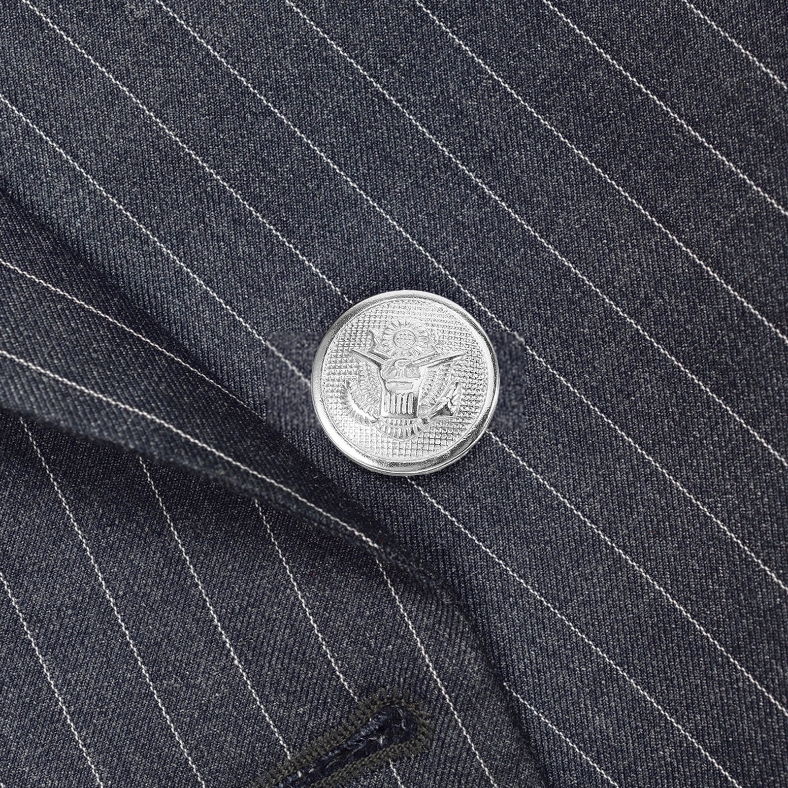 WASHWEPE 40Pcs European Style Metal Button Set for Coats and Suits in ...