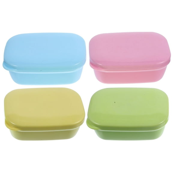 WASHWEPE 4Pcs Soap Container Yellow Color With Modern Design For ...
