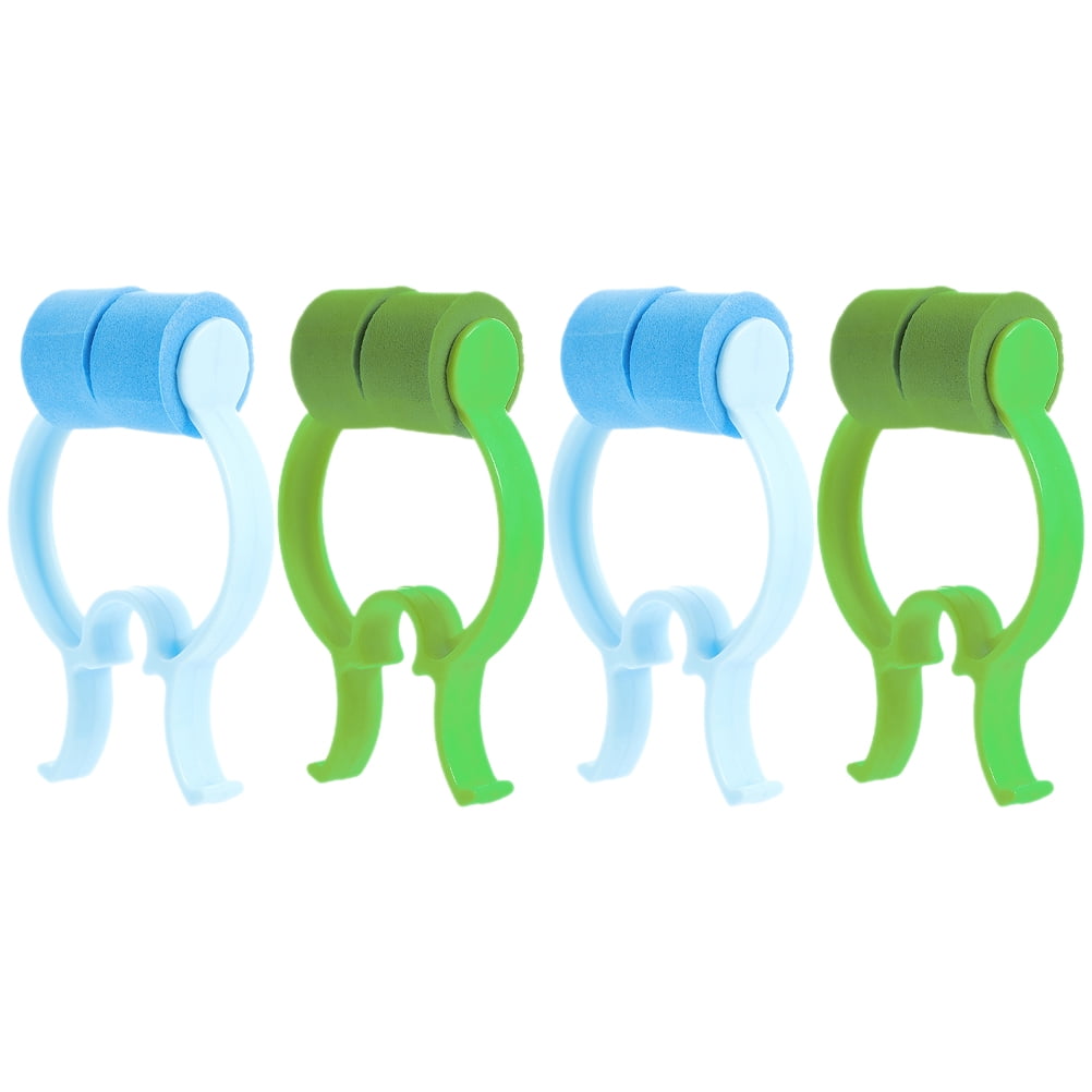 WASHWEPE 4pcs Oxygen Safety Clips Nose Lifting Green EVA Portable ...