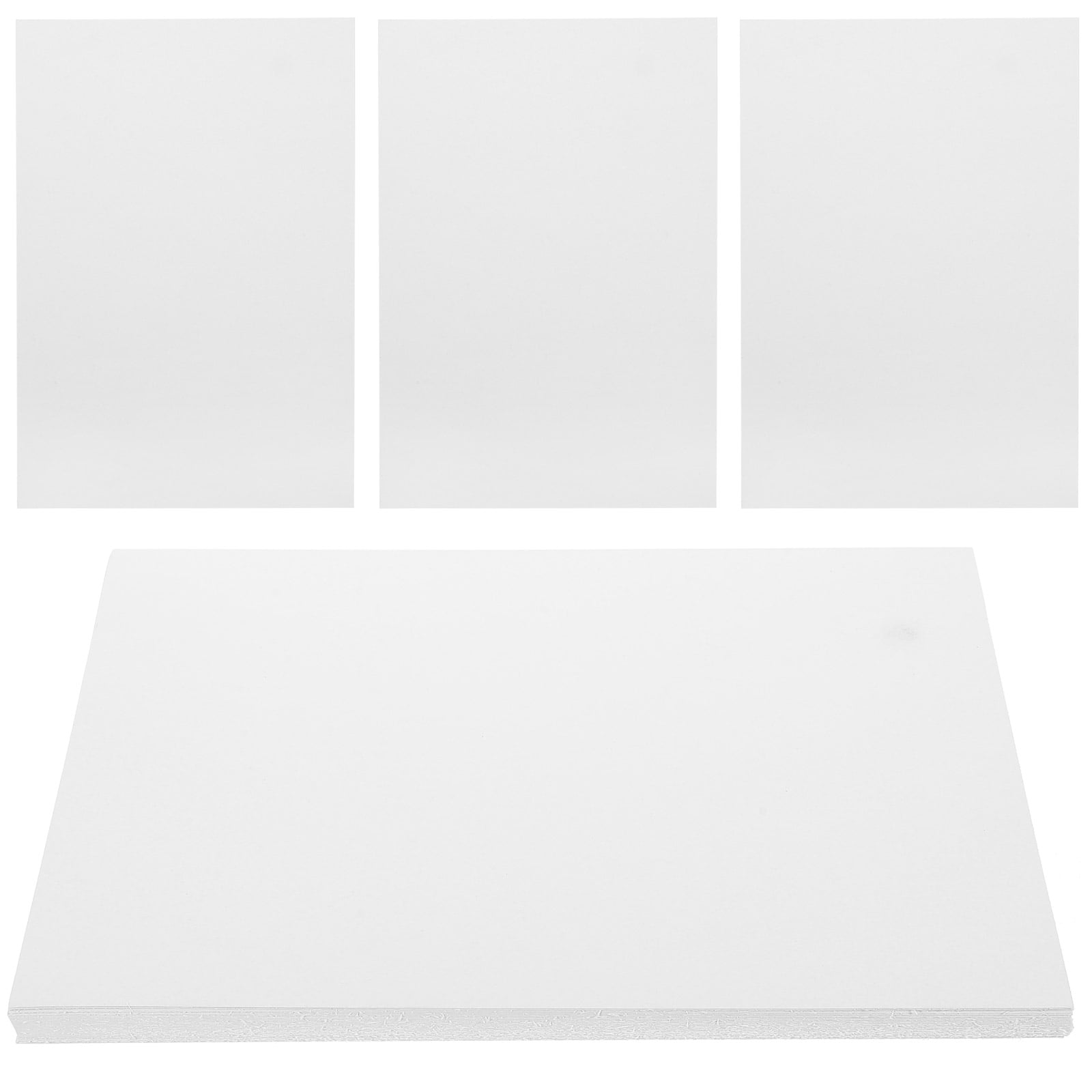 WASHWEPE 50 Sheets White Cardstock for Scrapbooking and Interactive ...