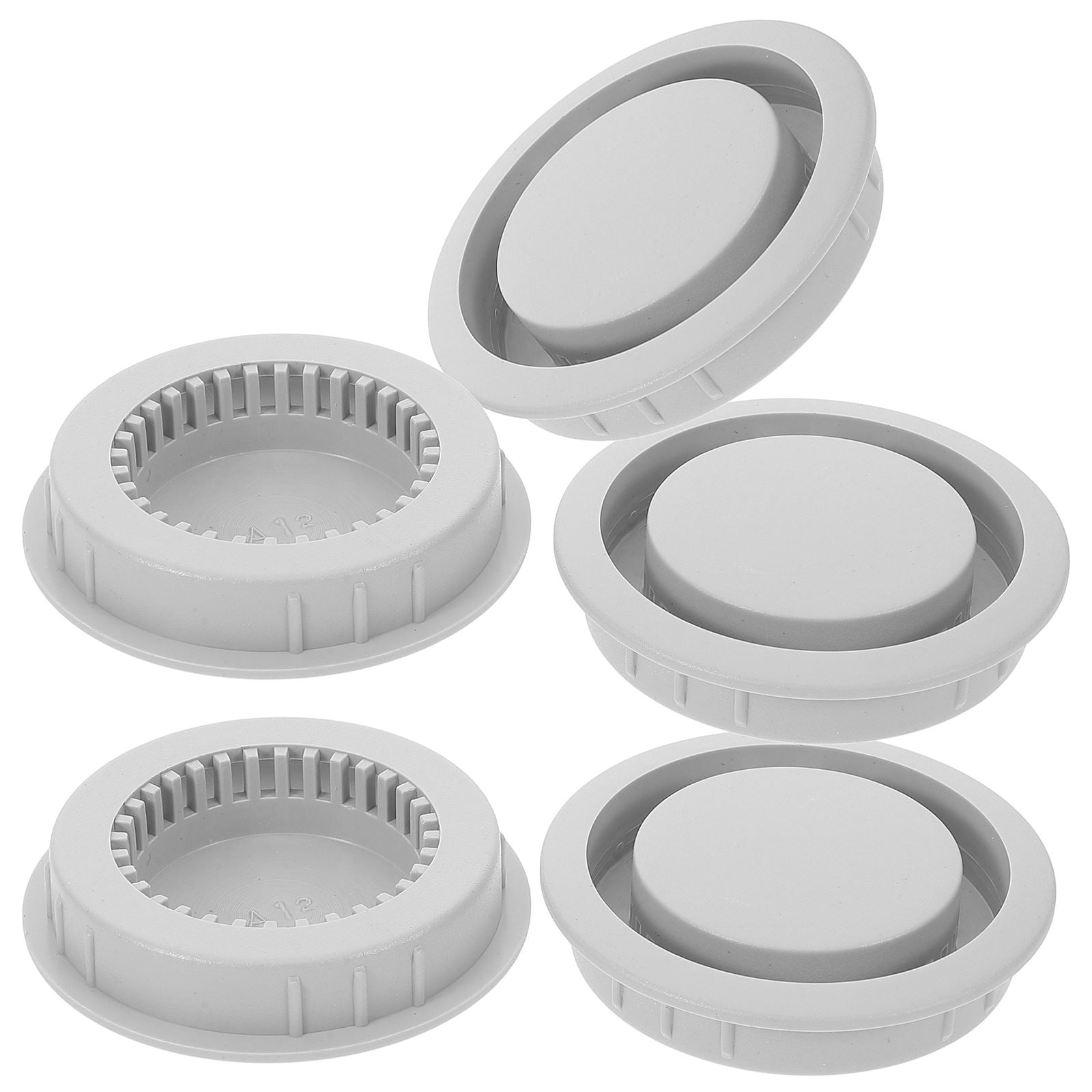 WASHWEPE 5Set Simple and Elegant Wardrobe Air Vent Hole Covers for ...