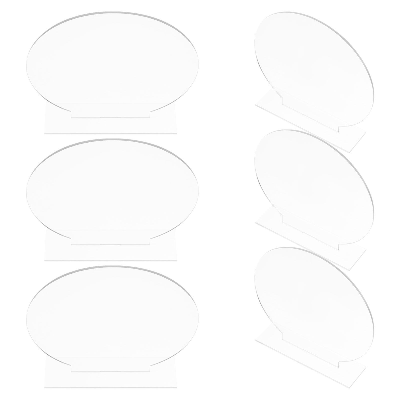 WASHWEPE 6 Sets Signs For Wedding Acrylic Round Easy Identification For ...