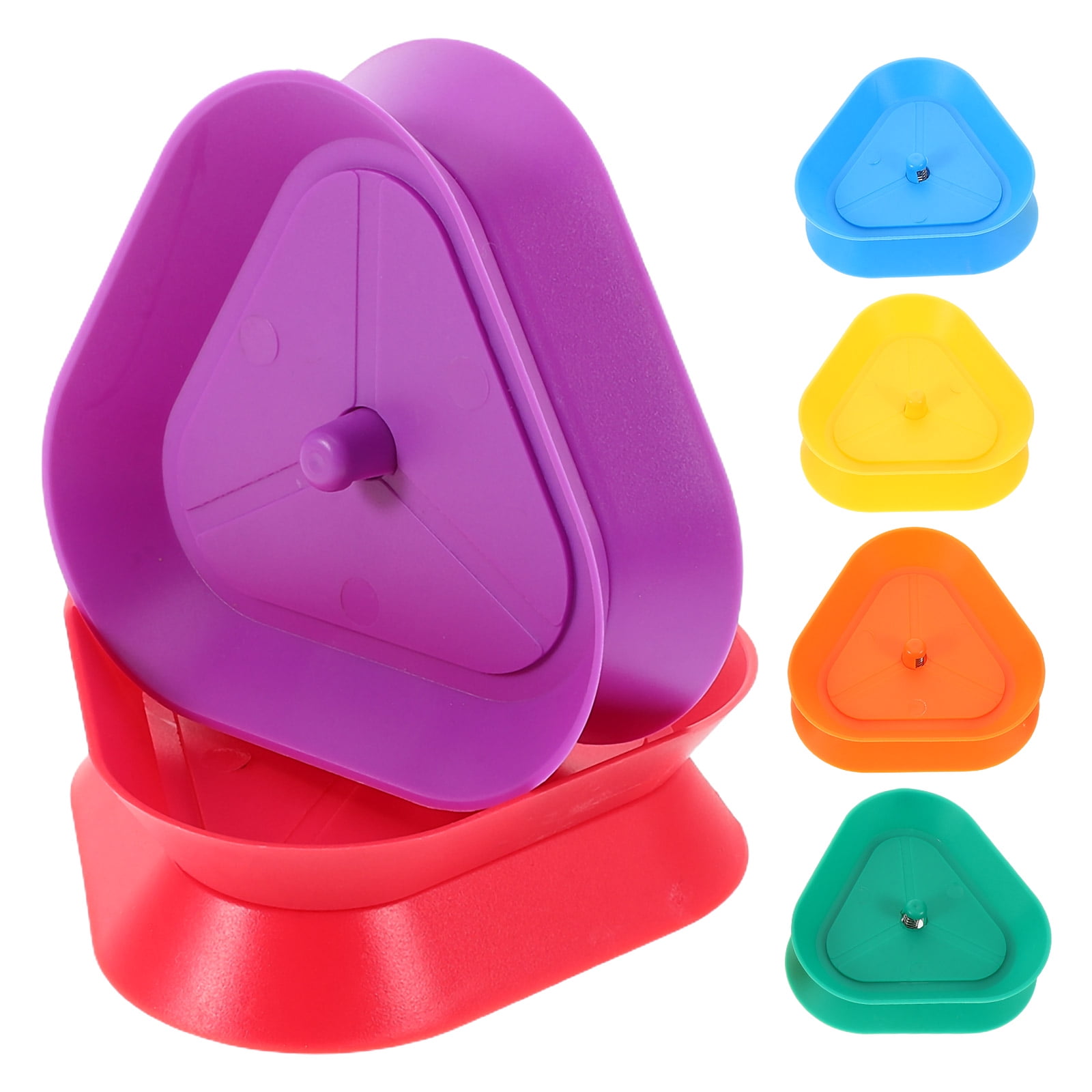 WASHWEPE 6Pcs Triangle Card Clip Playing Card Holders for Family Game ...