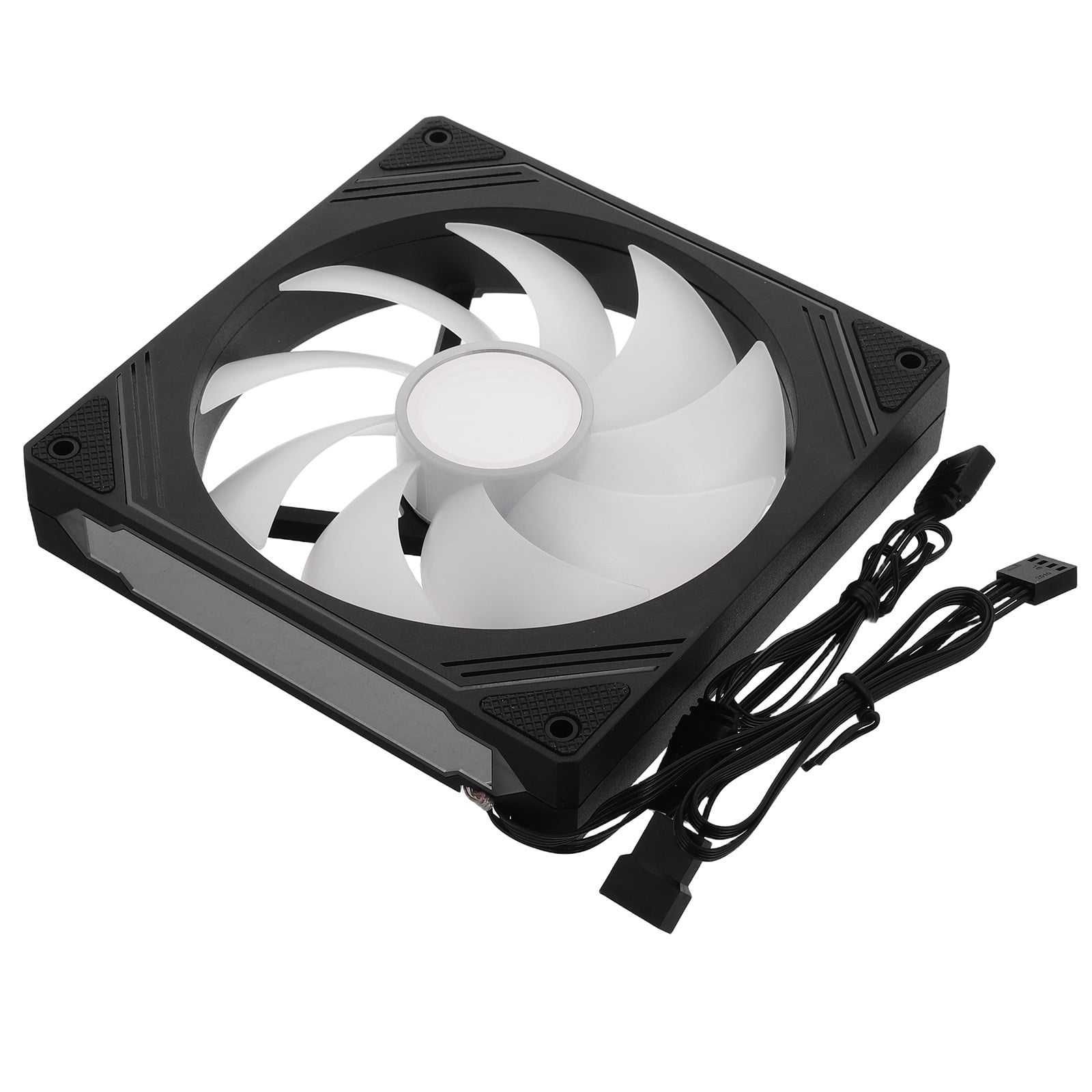 WASHWEPE ARGB Case Fan 1Pack Black Color with Forward Design for PC ...