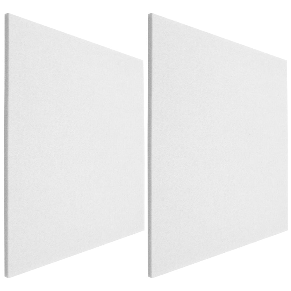 WASHWEPE Acoustical Wall Panels 2Pcs White Felt For Office Sound ...