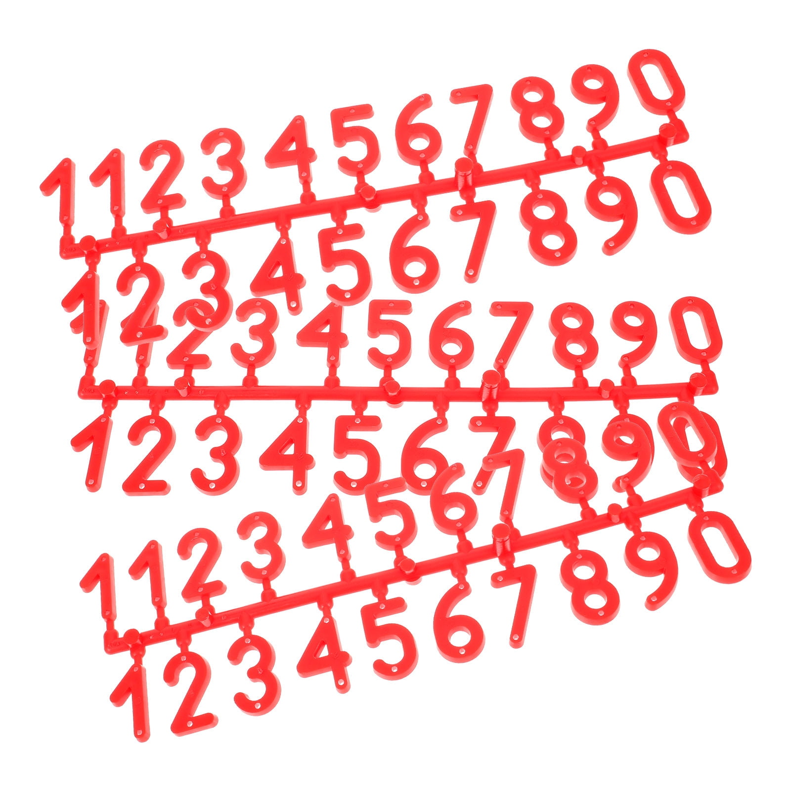 WASHWEPE Beekeeping Marking Numbers 3Sets Red Plastic Rectangular Hive ...