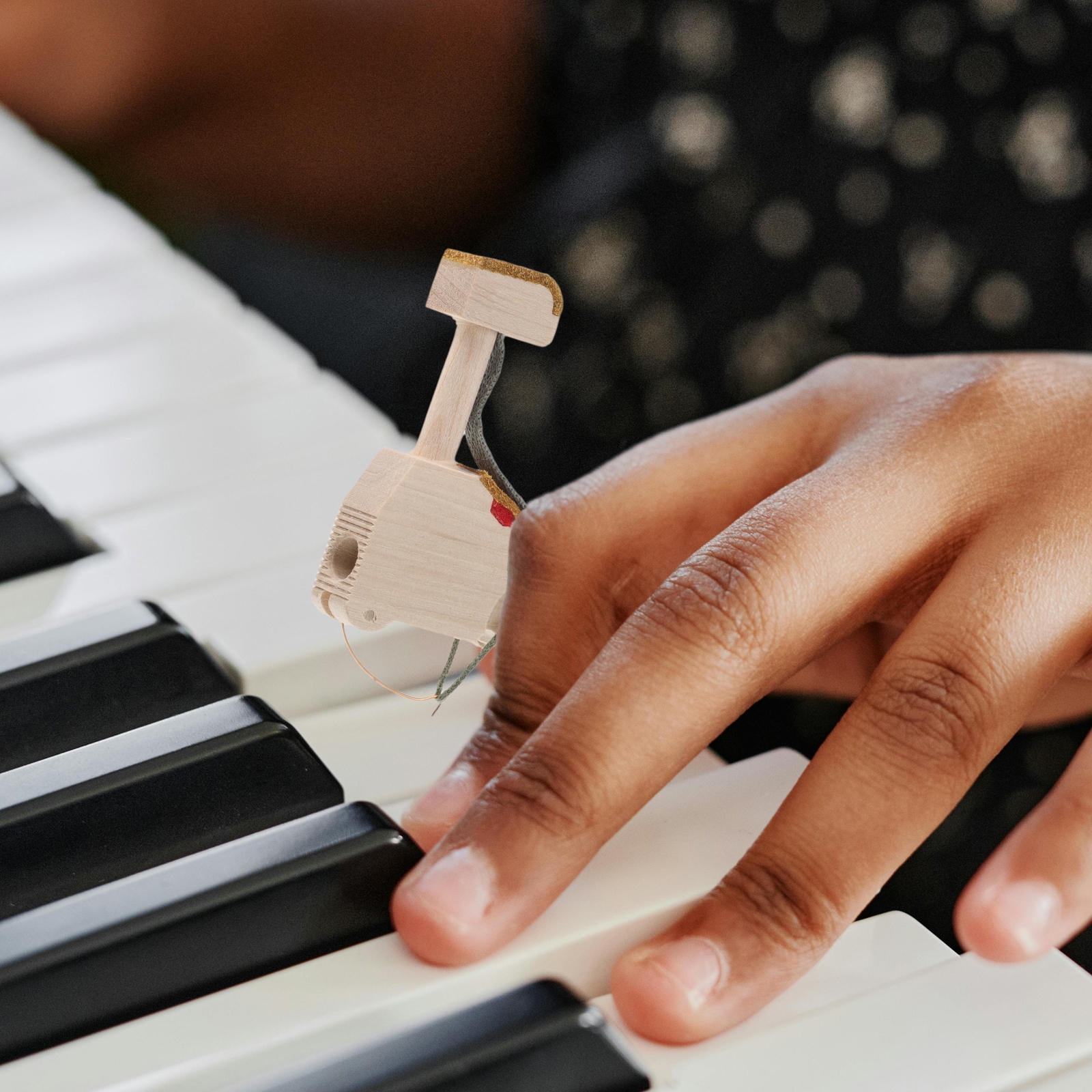 WASHWEPE Beige Wood Cloth Piano Hammer Butt 1Pack For Upright Piano ...