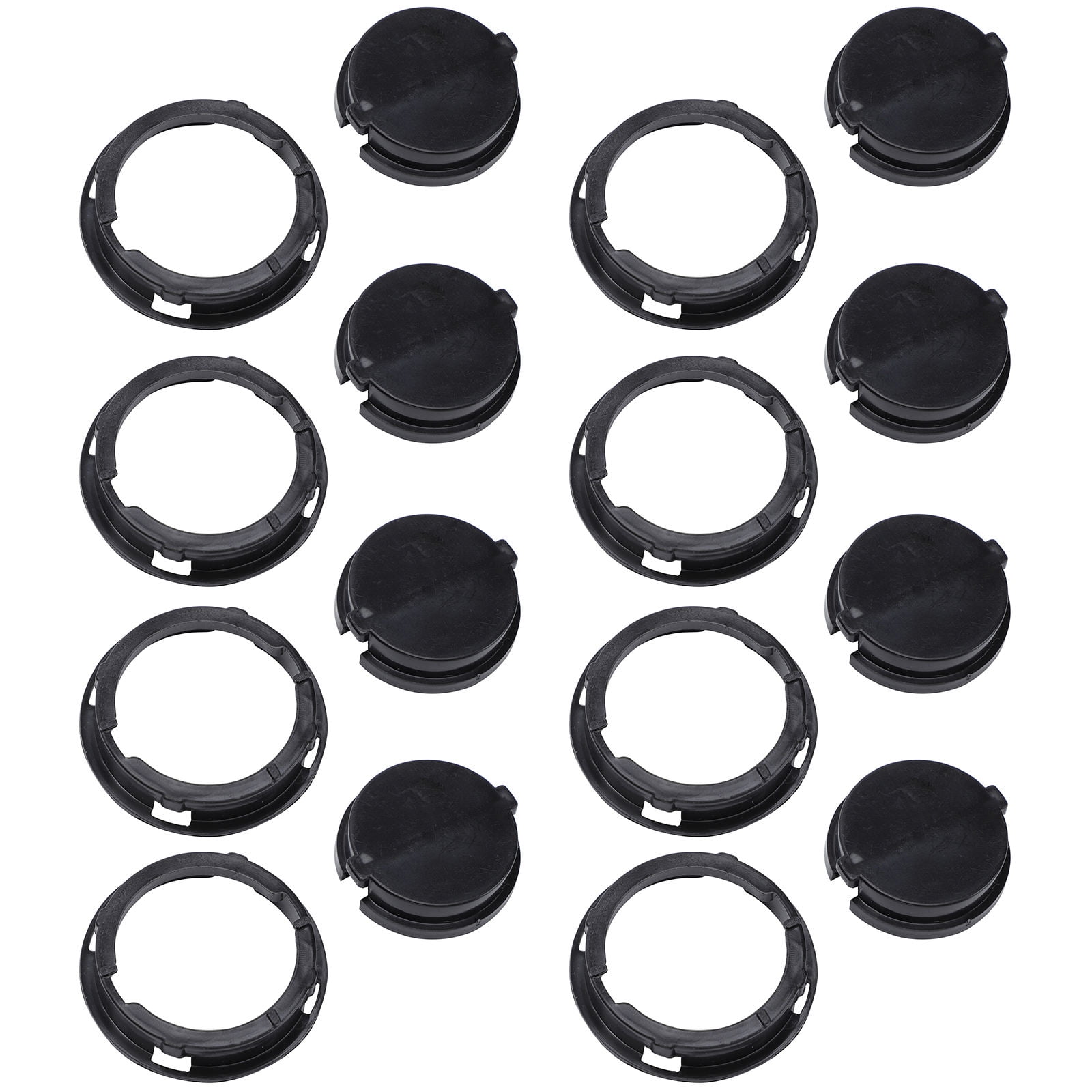 WASHWEPE Black Plastic Bottom Plug 50Pack for Sealing and Coin Storage ...
