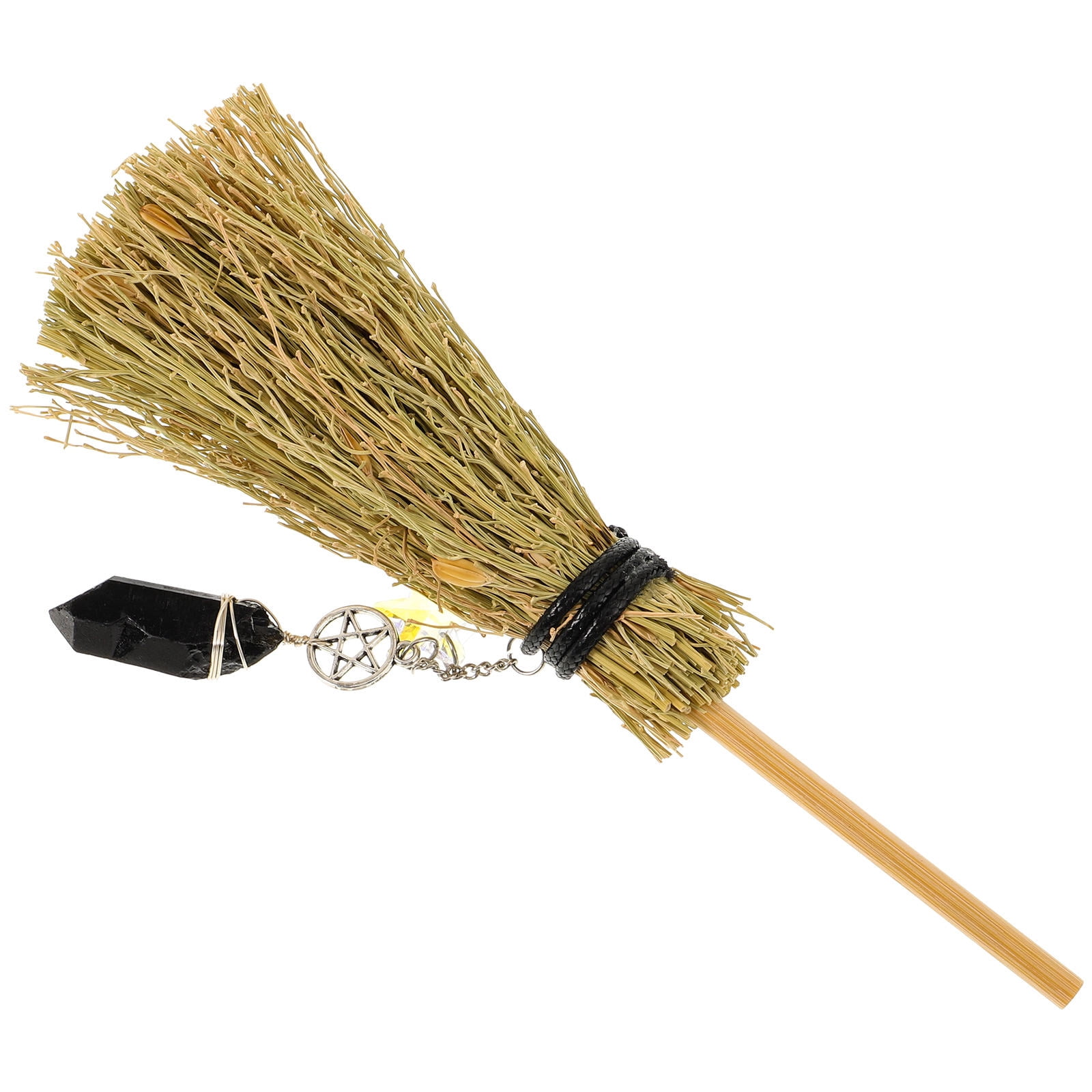 WASHWEPE Branch Broom Decor with Theme for Shop and Home Hanging 1Pc ...