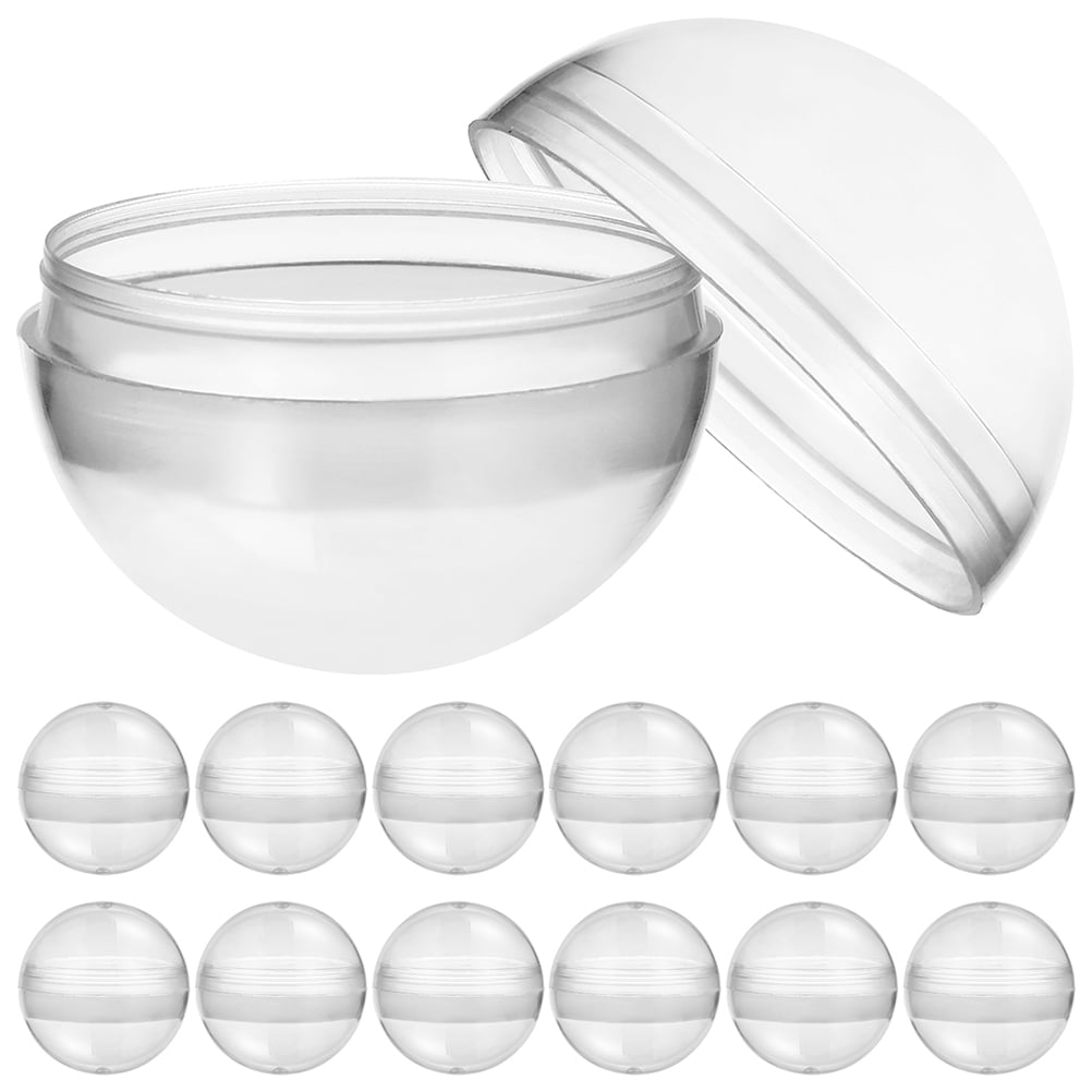 WASHWEPE Capsule Vending Machine Balls 100Pcs Fun Transparent Plastic ...