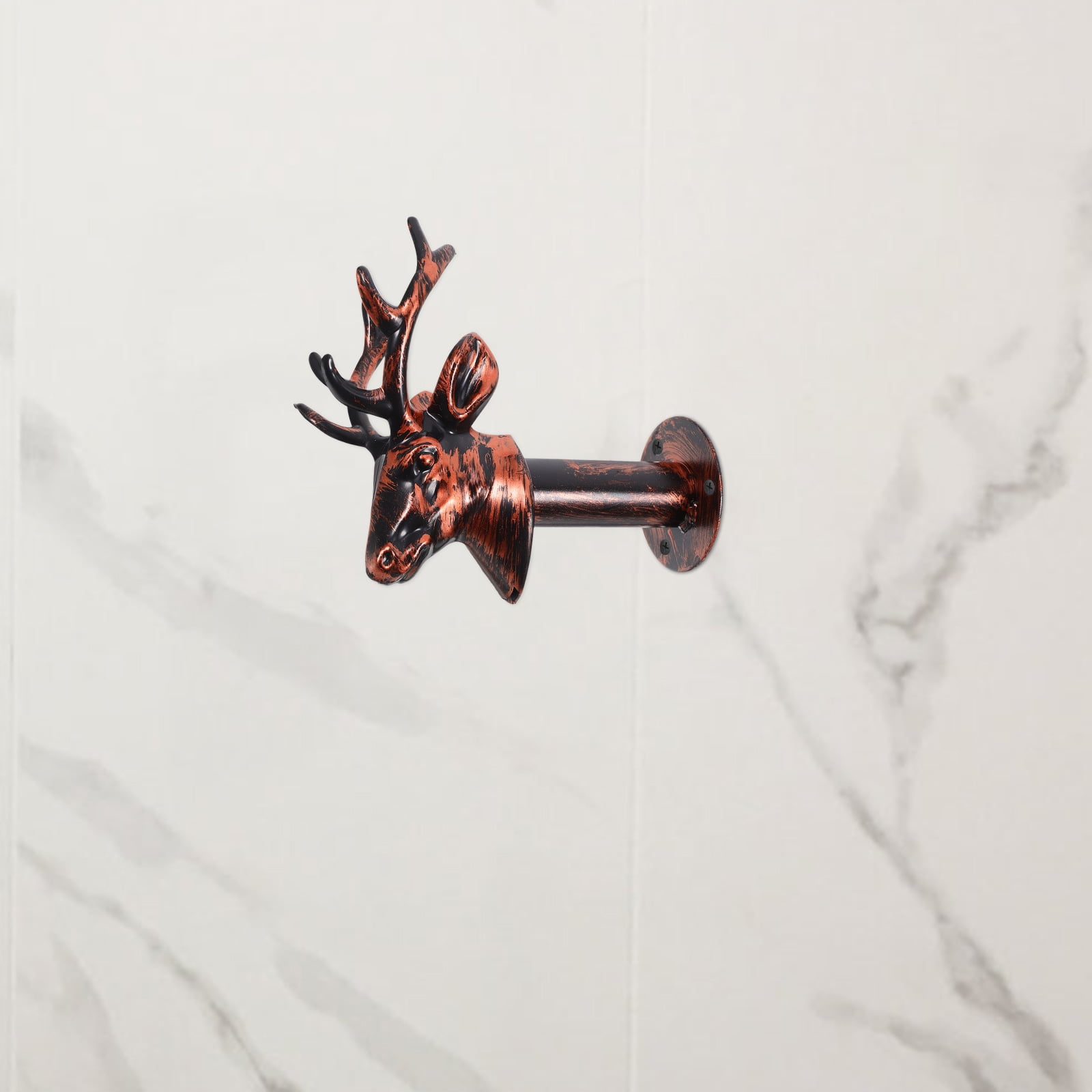 WASHWEPE Cloakroom Hooks Deer Red Abs Iron 1 Bedroom Entryway Living ...