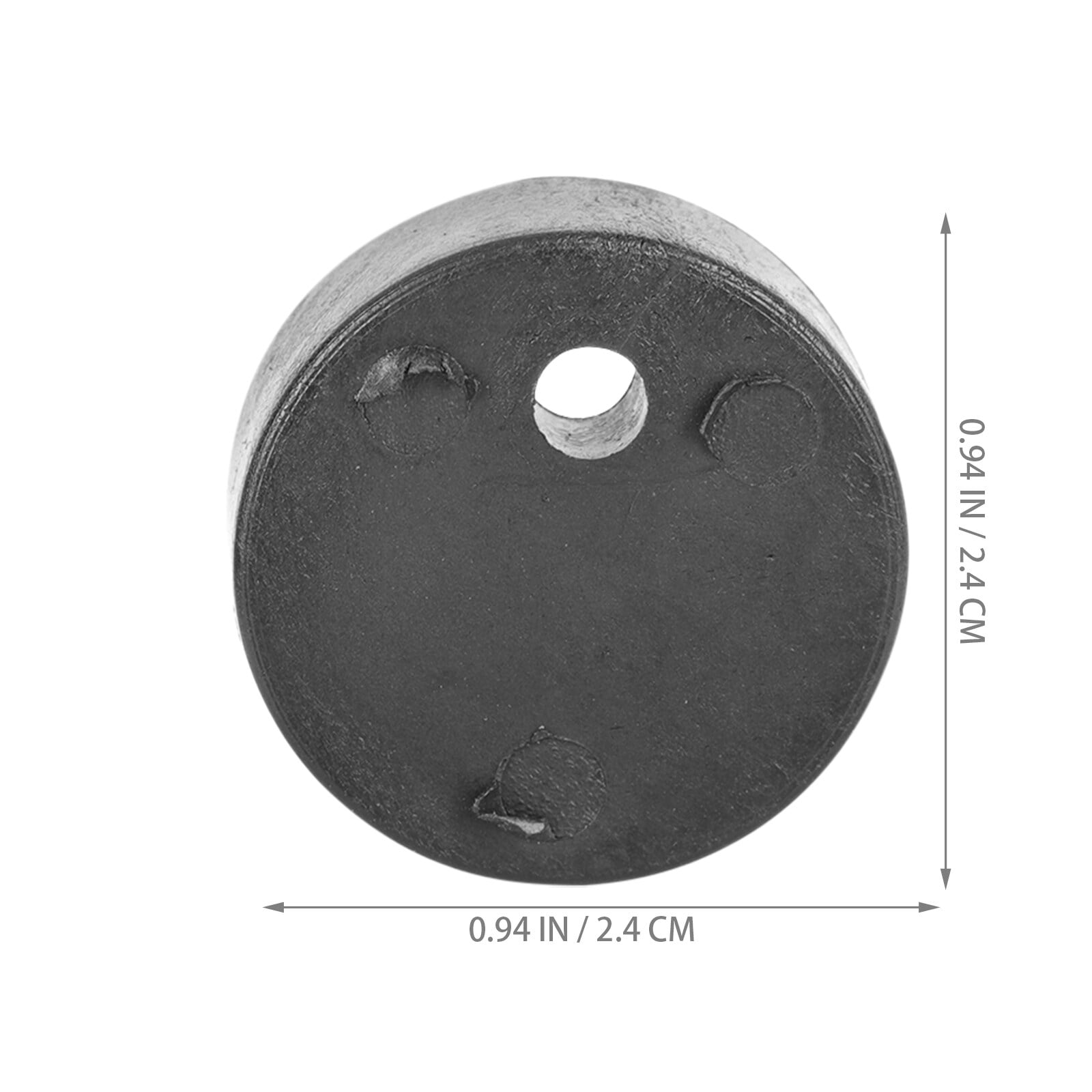 WASHWEPE Door Stoppers for Wall 5 Sets of POM Black Barn Door Block ...