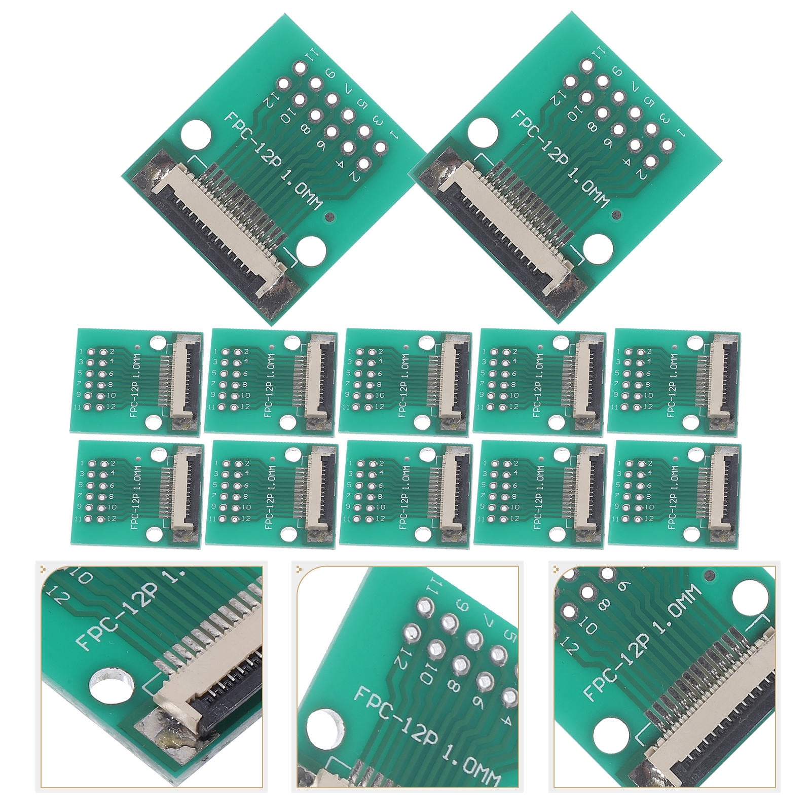 WASHWEPE FPC Converter Board 10Pcs Compact Design Adapter for 12P FPC Boards - Walmart.com
